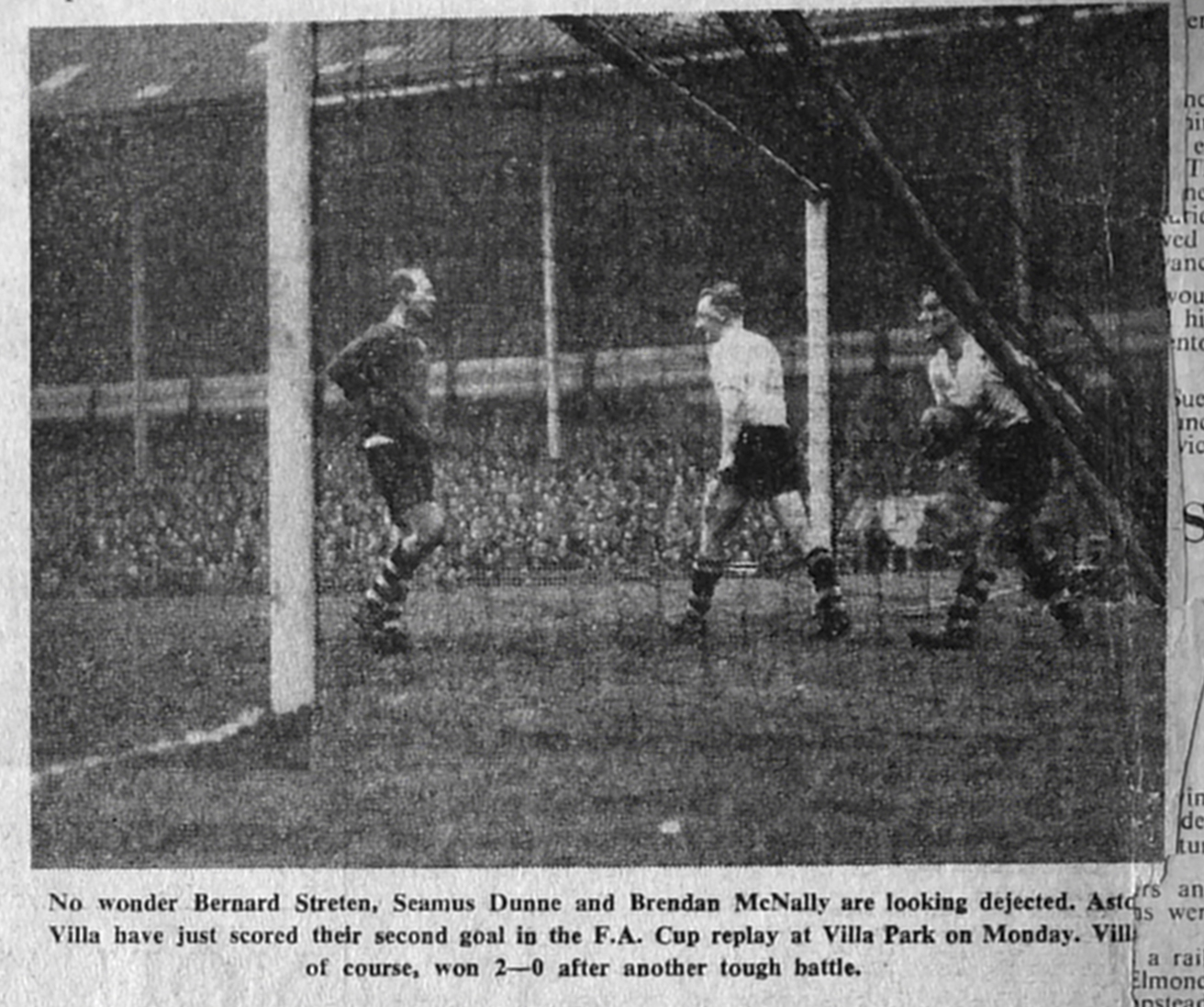 Aston Villa vs Luton Town FC (7th Jan 1957) | Hatters Heritage | A ...