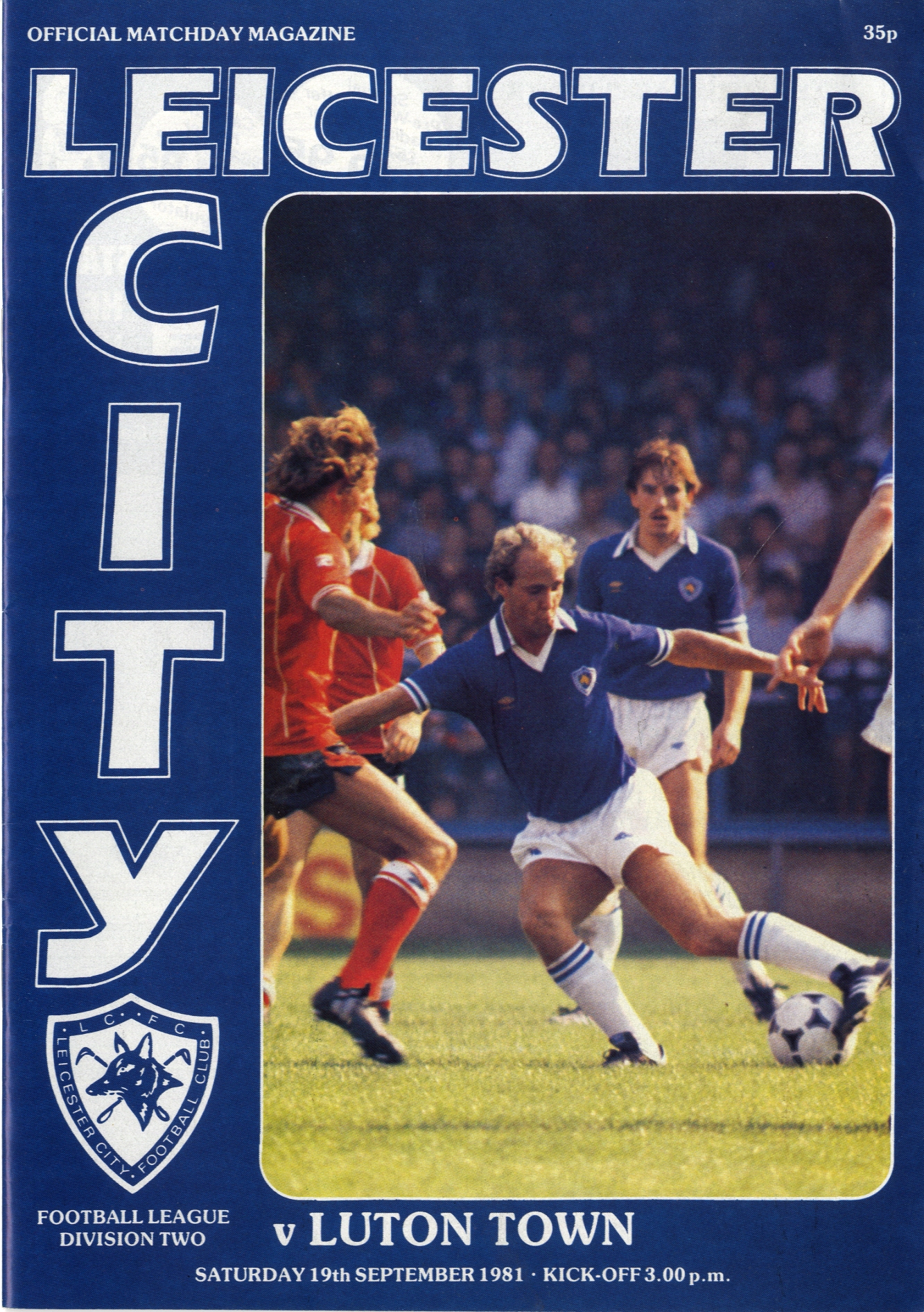 Leicester City vs Luton Town FC (19th Sep 1981) | Hatters Heritage | A History of Luton Town FC