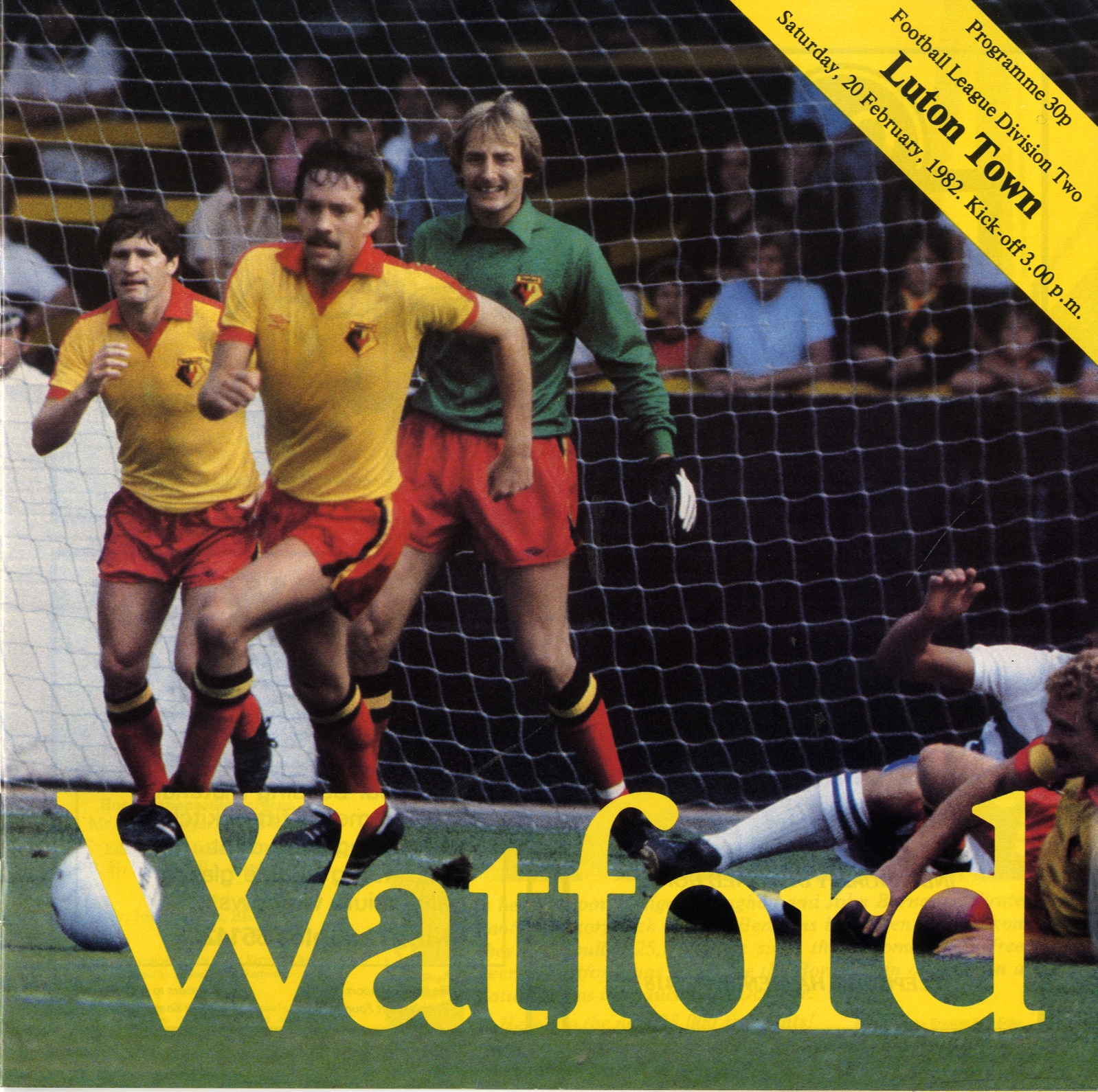 Programme Front Cover | Hatters Heritage | A History of Luton Town FC