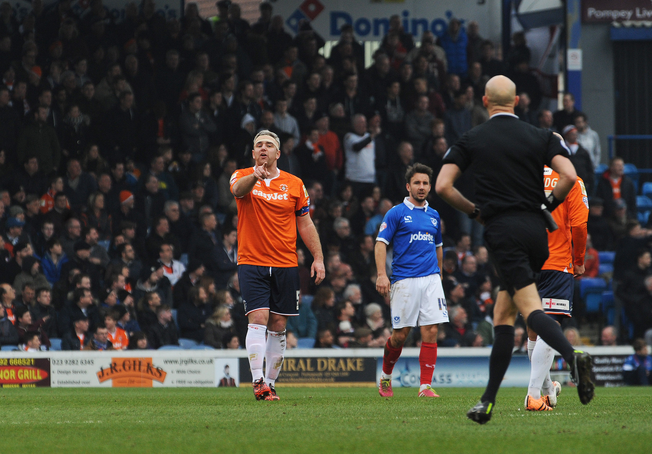 Portsmouth vs Luton Town FC (14th Mar 2015) | Hatters Heritage | A ...