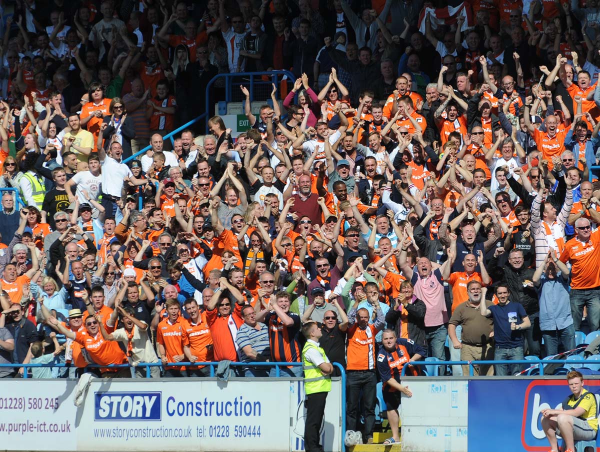 Carlisle United vs Luton Town FC (9th Aug 2014) | Hatters Heritage | A ...