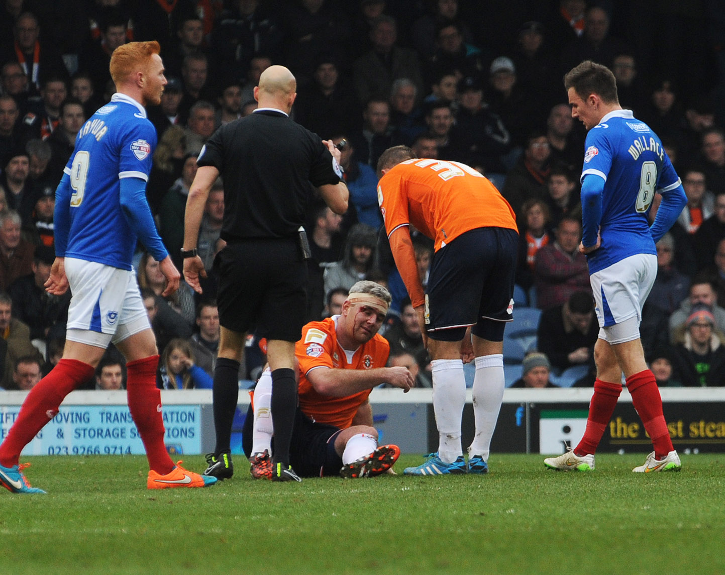 Portsmouth vs Luton Town FC (14th Mar 2015) | Hatters Heritage | A ...