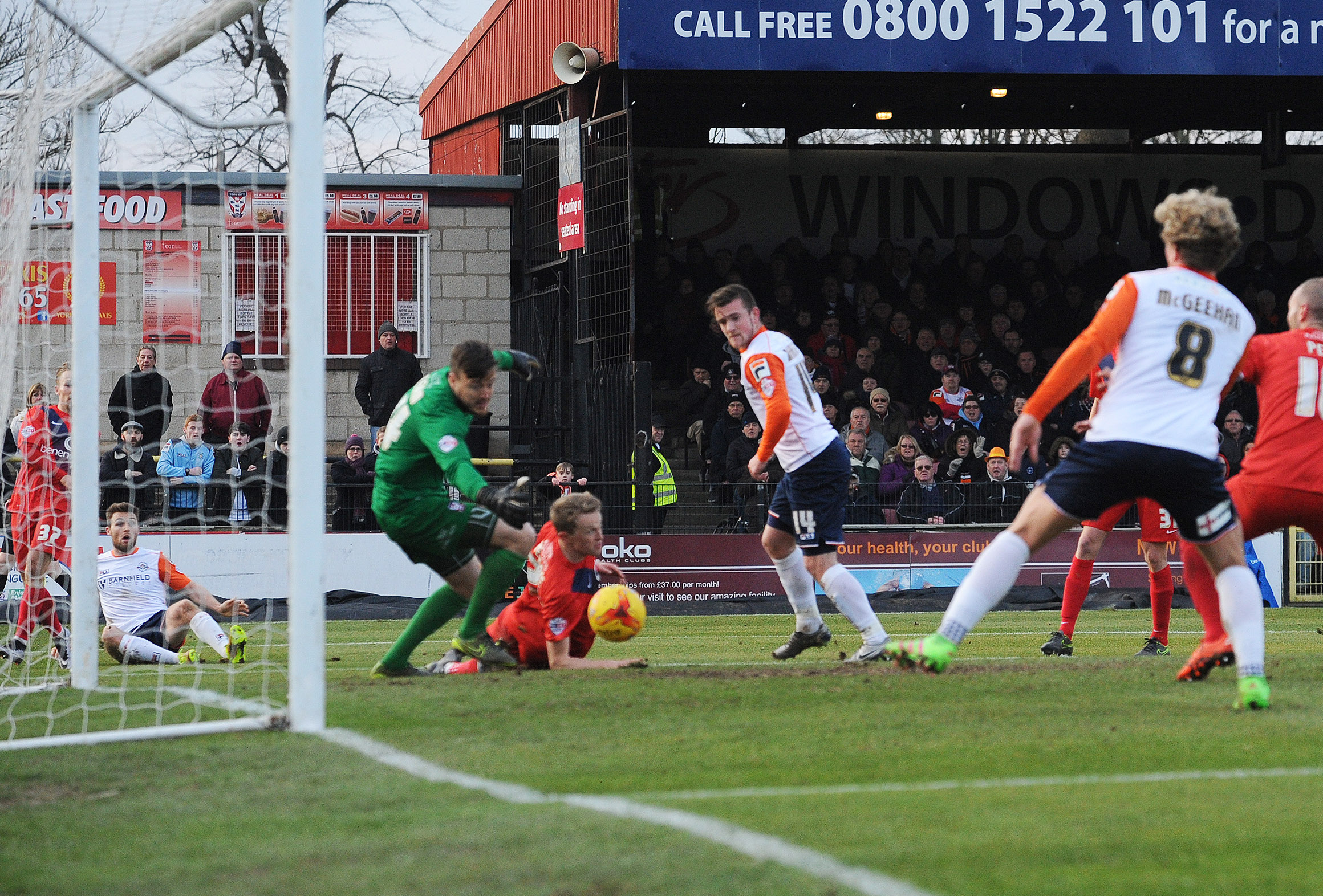 York City vs Luton Town FC (27th Feb 2016) | Hatters Heritage | A ...