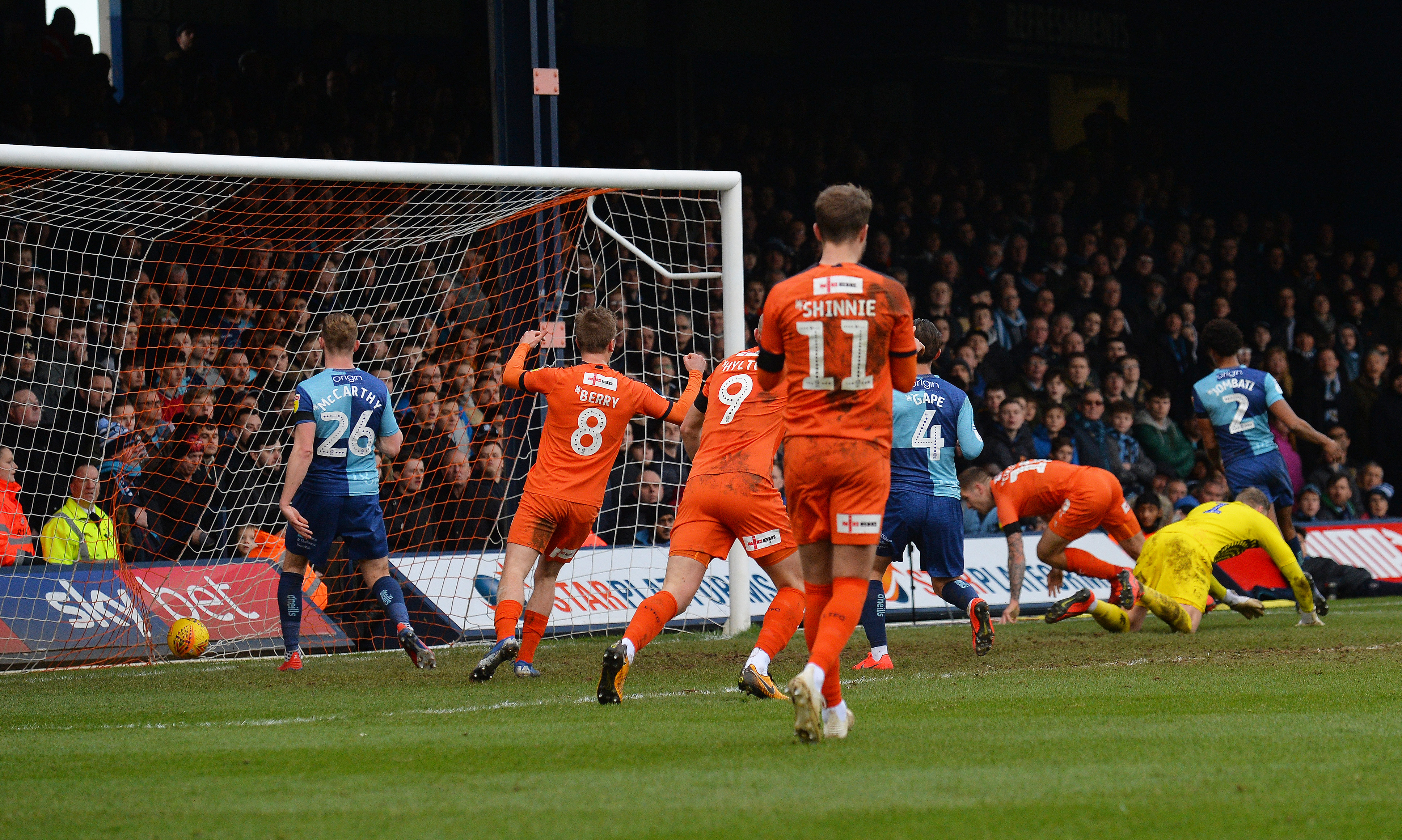 Luton Town FC vs Wycombe Wanderers (9th Feb 2019) | Hatters Heritage ...