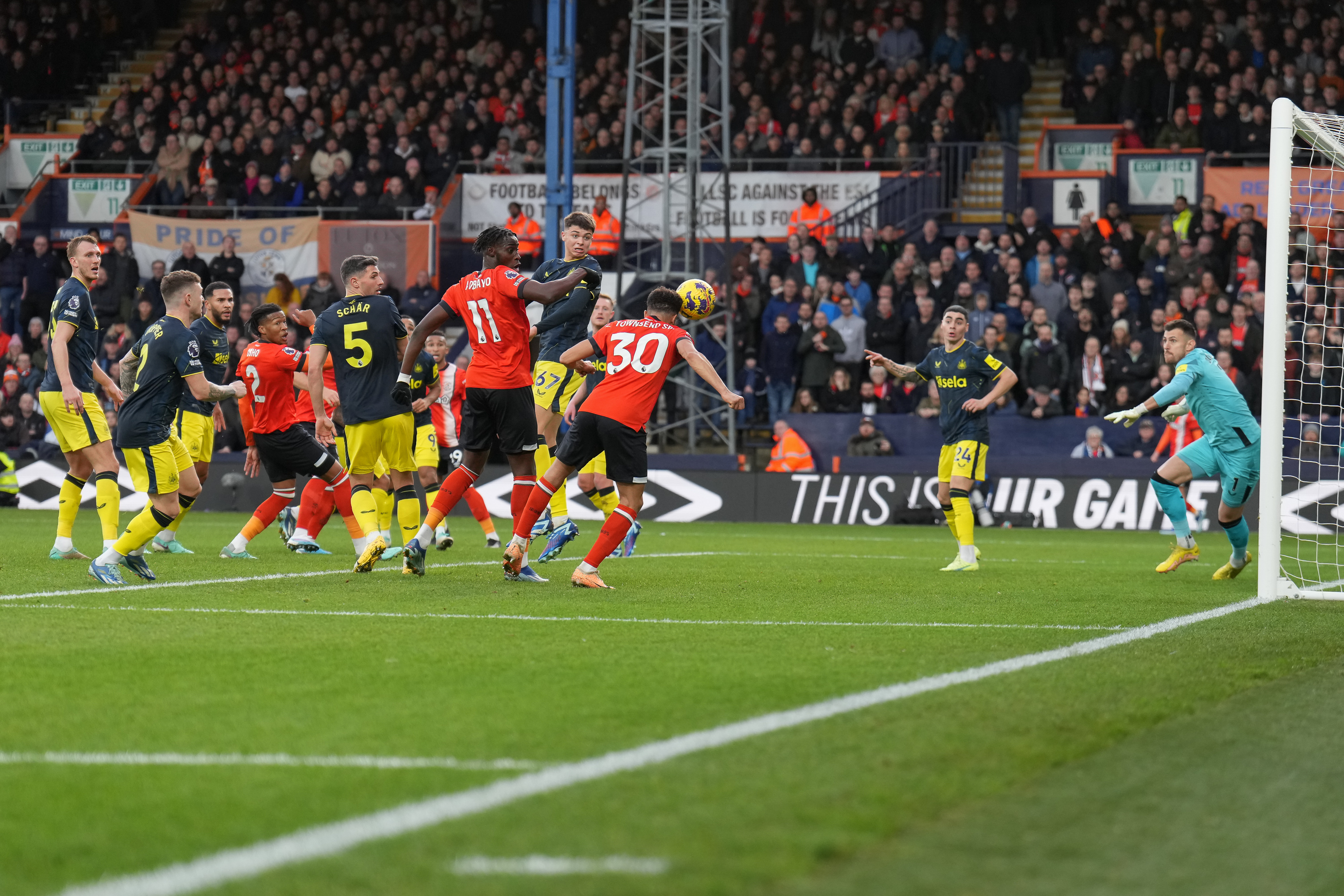 Luton Town FC vs Newcastle United (23rd Dec 2023) | Hatters Heritage ...