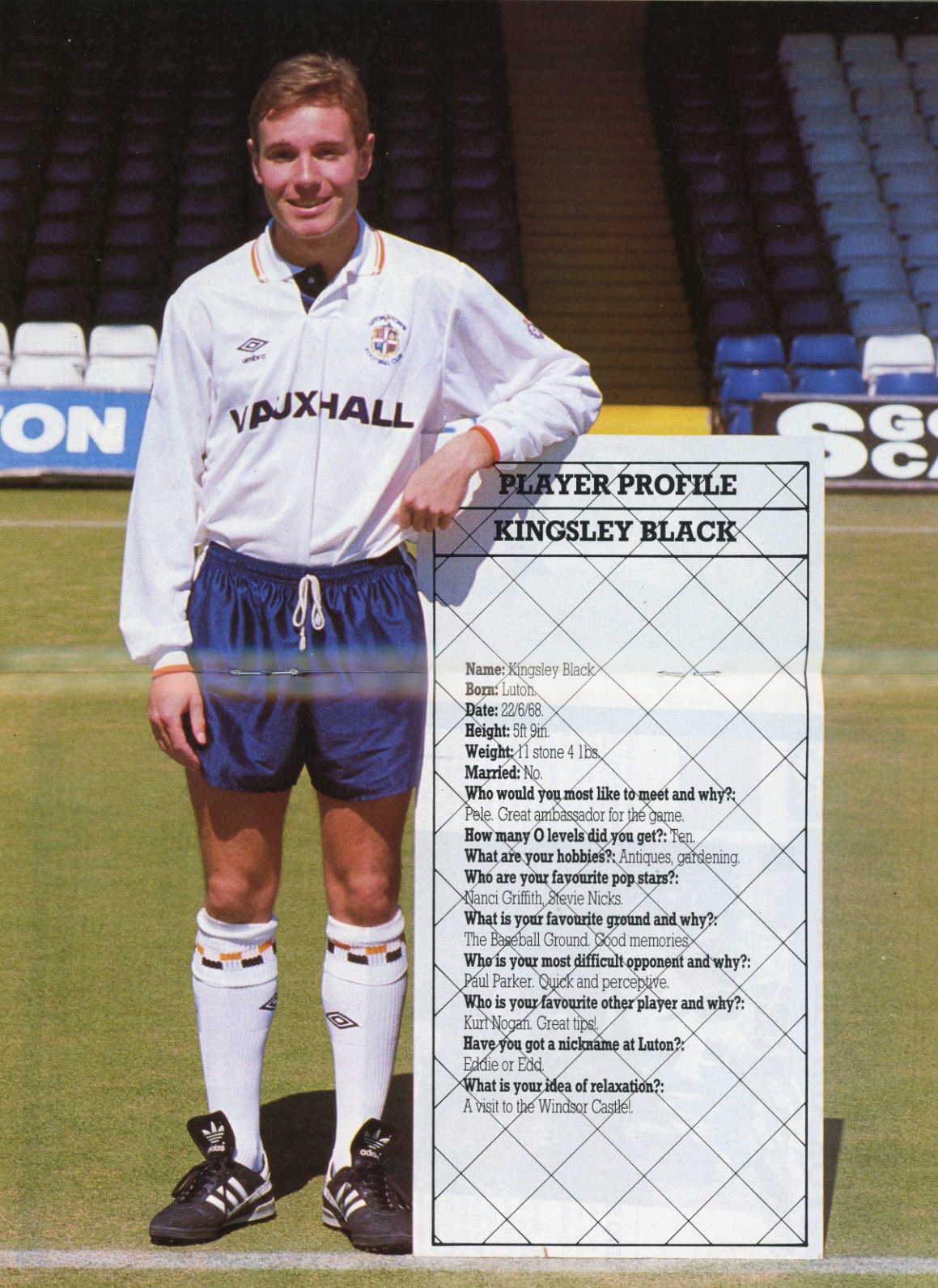 Kingsley Black | Hatters Heritage | A History of Luton Town FC