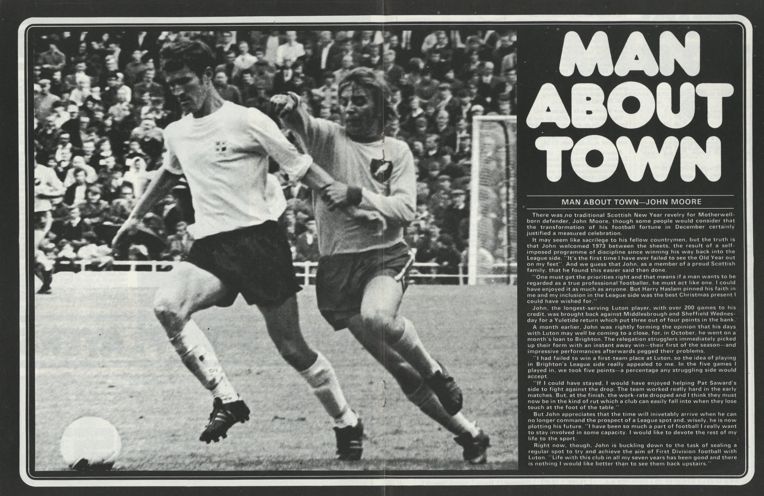 John Moore | Hatters Heritage | A History of Luton Town FC