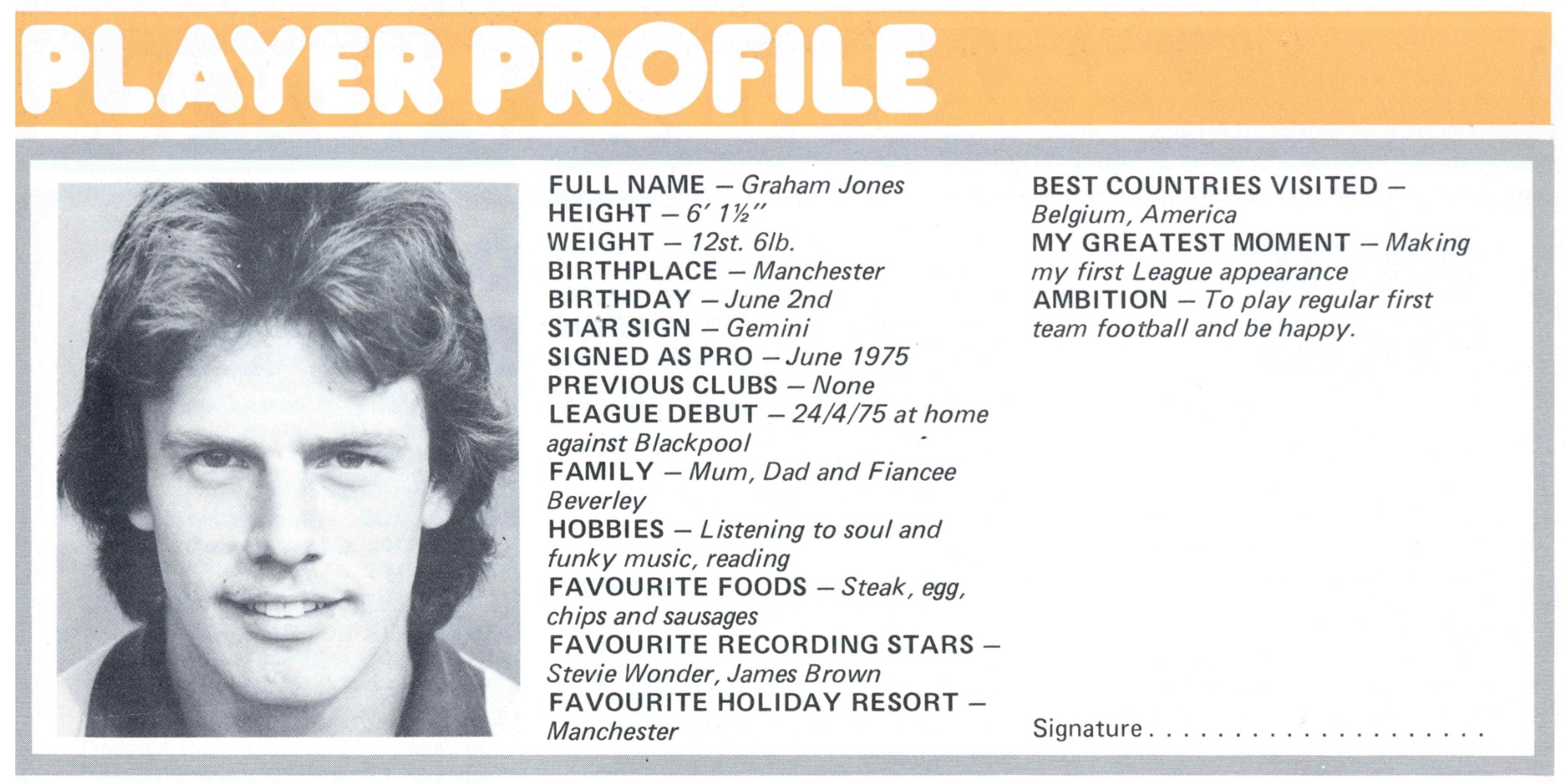 Graham Jones | Hatters Heritage | A History of Luton Town FC