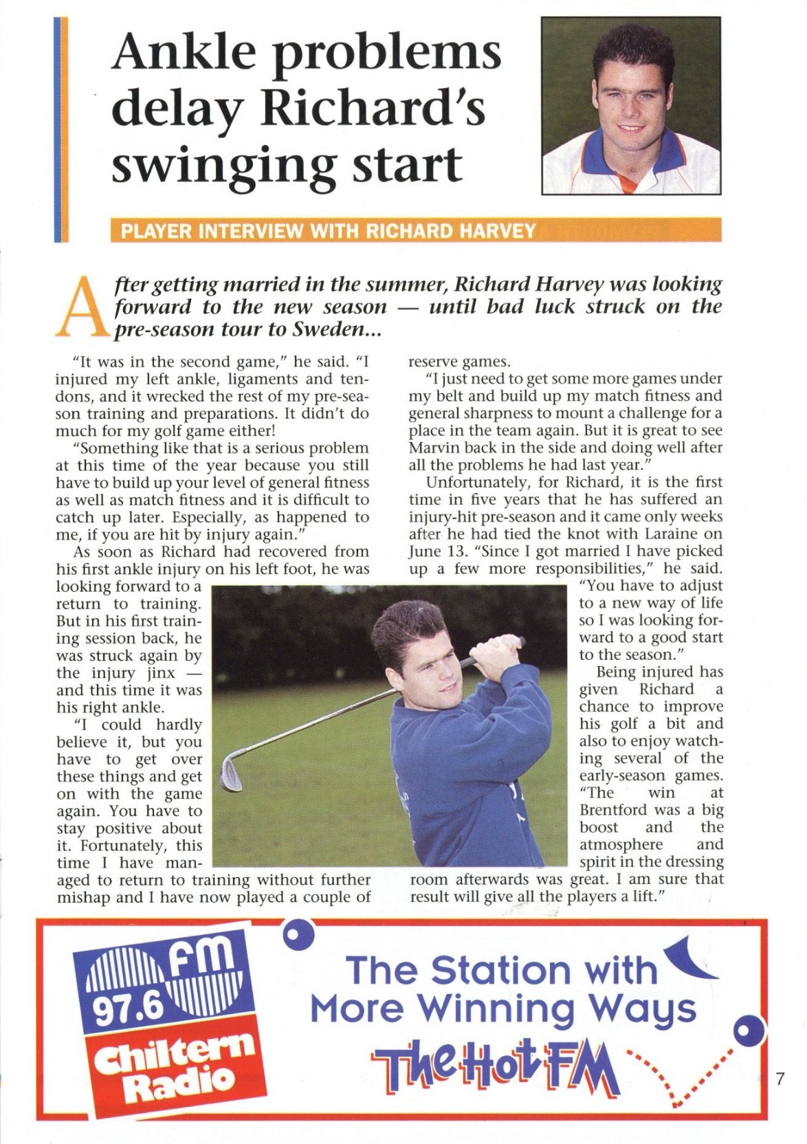 Richard Harvey | Hatters Heritage | A History of Luton Town FC