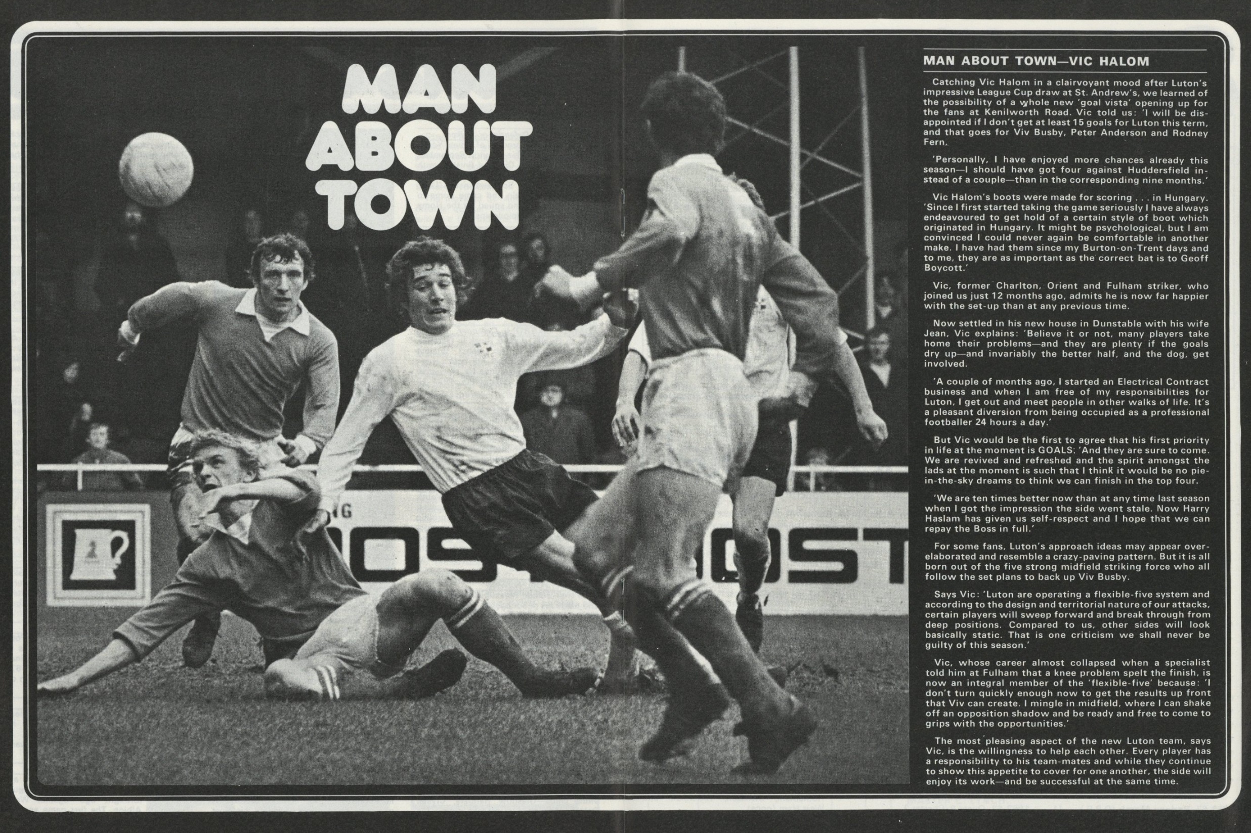 Vic Halom | Hatters Heritage | A History of Luton Town FC