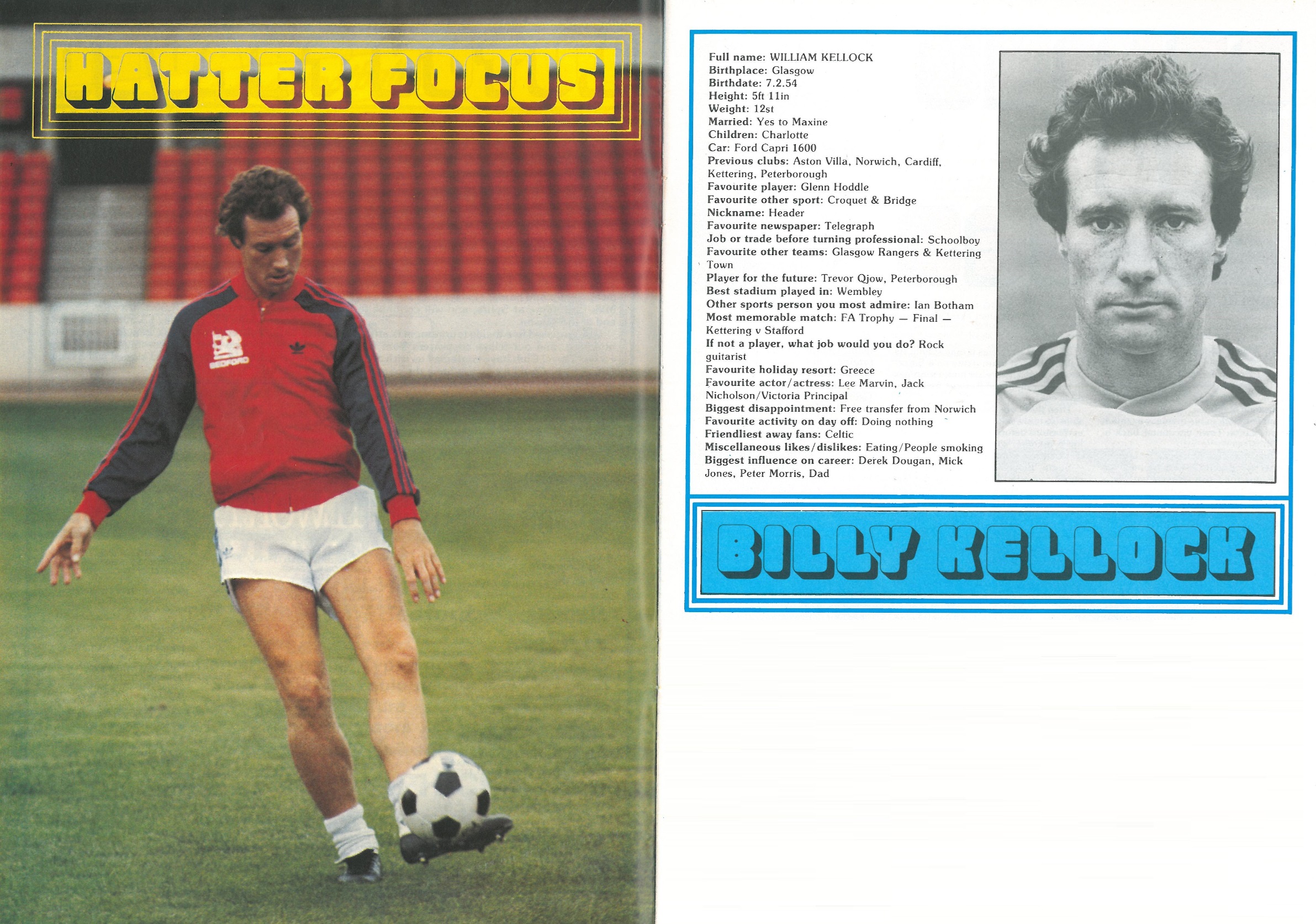 Billy Kellock | Hatters Heritage | A History of Luton Town FC