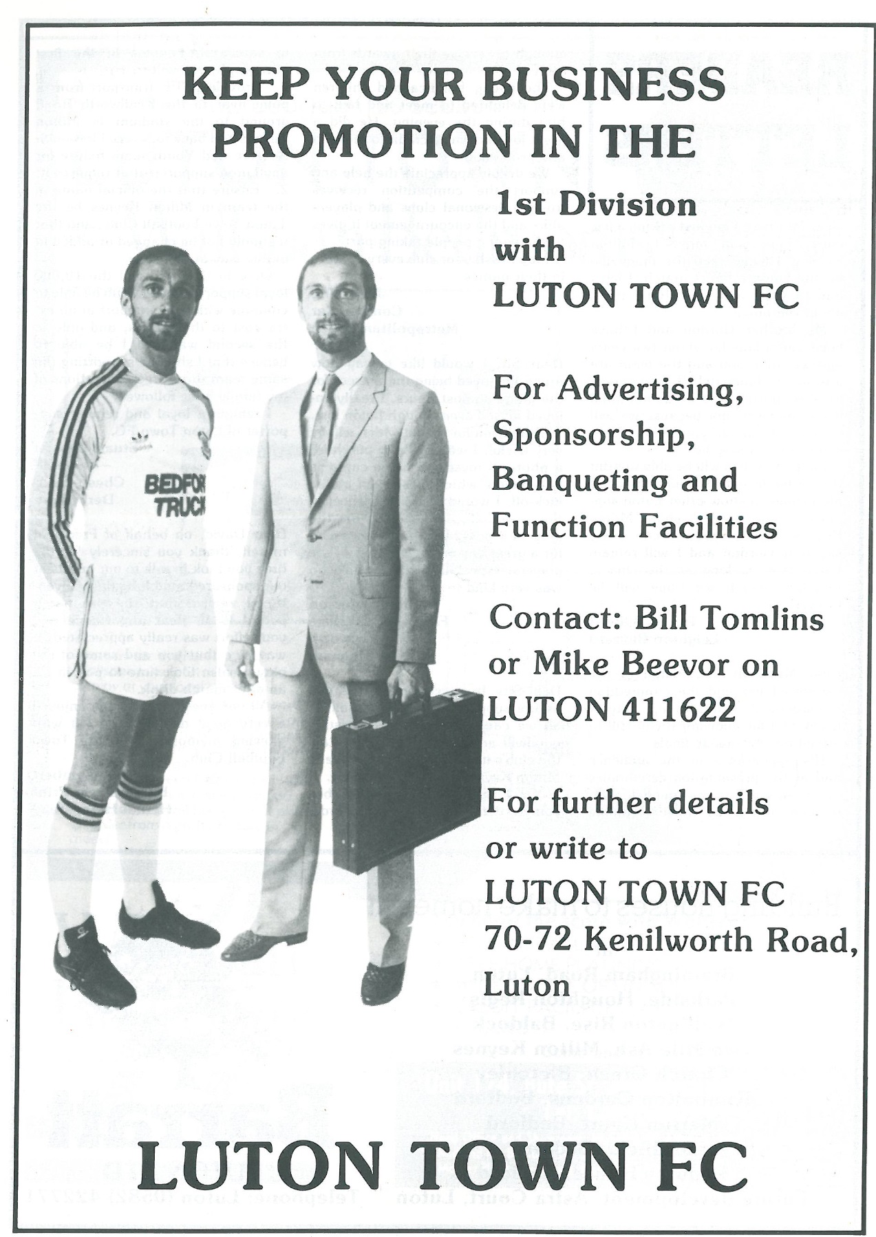 Brian Horton | Hatters Heritage | A History of Luton Town FC