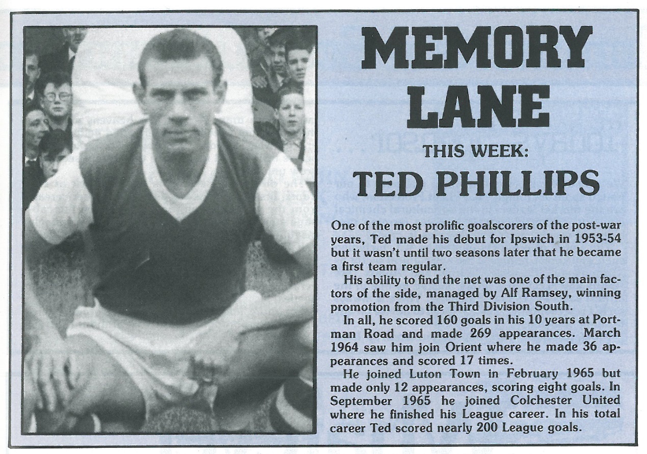 Ted Phillips | Hatters Heritage | A History of Luton Town FC