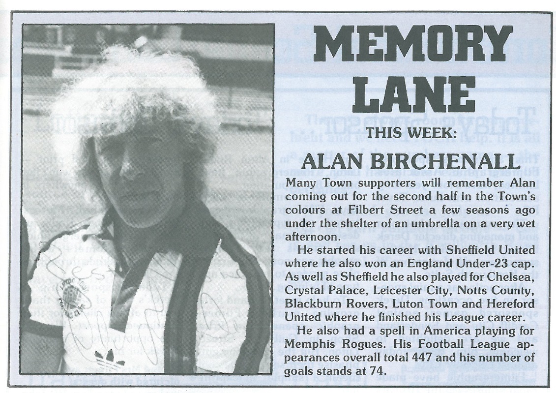 Alan Birchenall | Hatters Heritage | A History of Luton Town FC