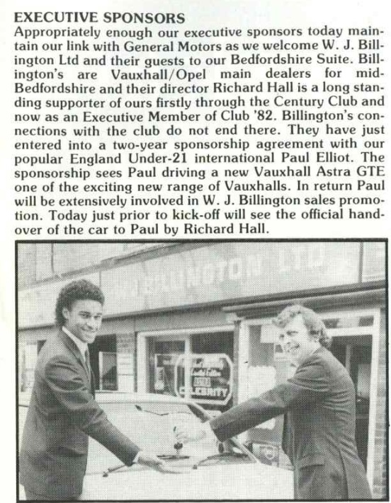 Paul Elliott | Hatters Heritage | A History of Luton Town FC