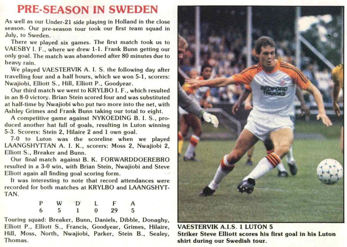 Steve Elliott | Hatters Heritage | A History of Luton Town FC