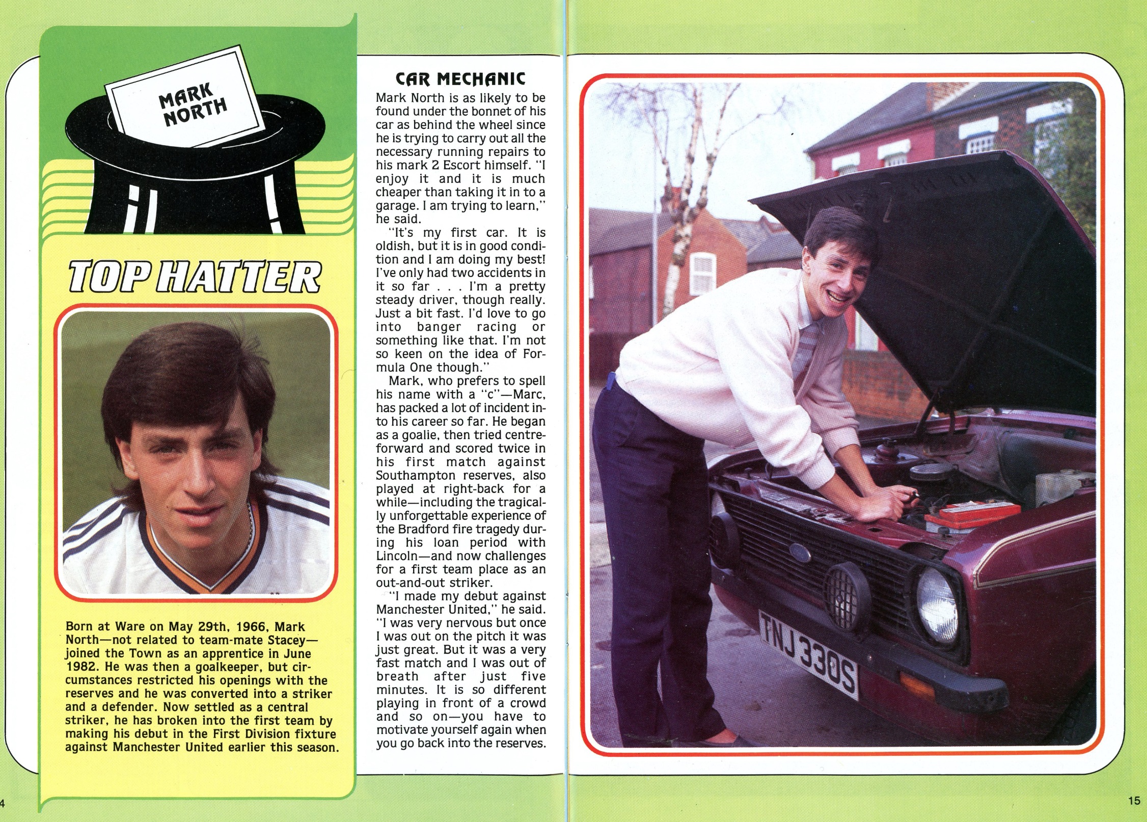 Marc North | Hatters Heritage | A History of Luton Town FC