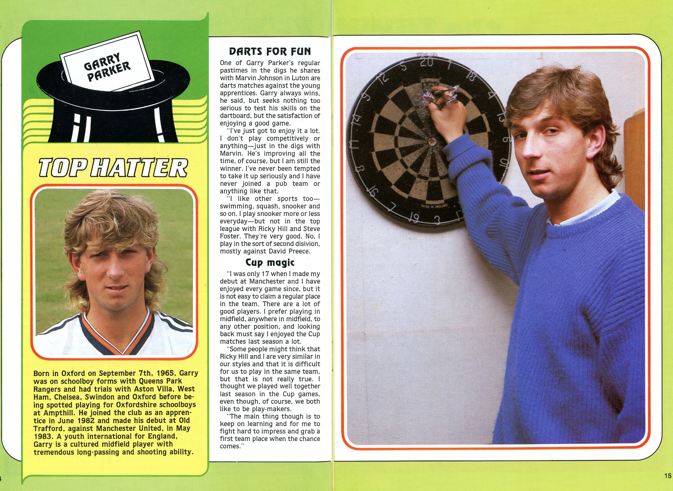 Garry Parker | Hatters Heritage | A History of Luton Town FC