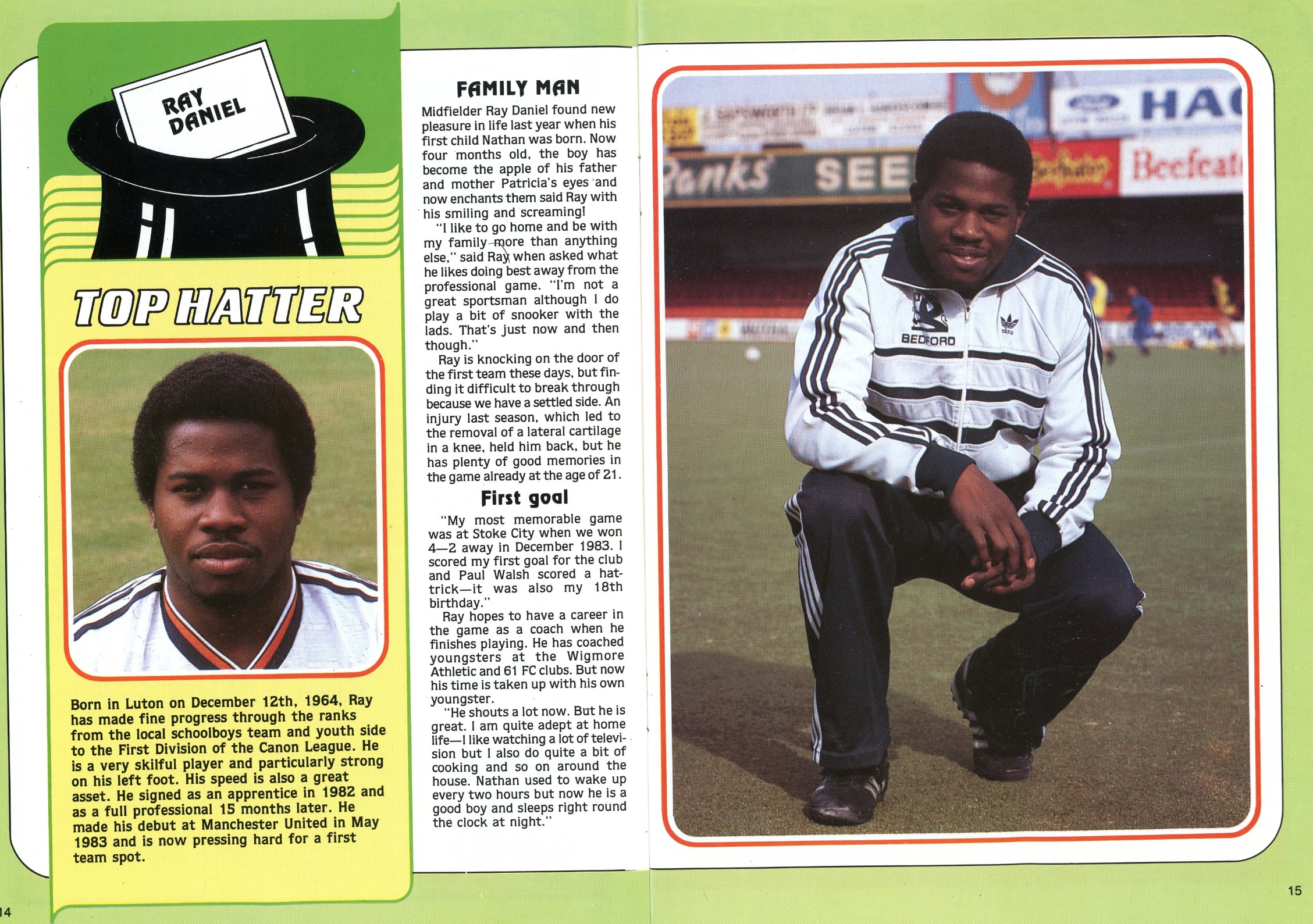 Ray Daniel | Hatters Heritage | A History of Luton Town FC