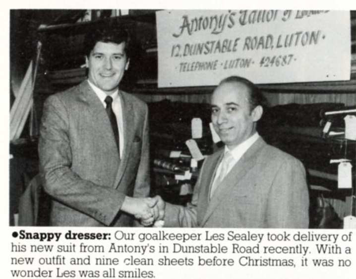 Les Sealey | Hatters Heritage | A History of Luton Town FC