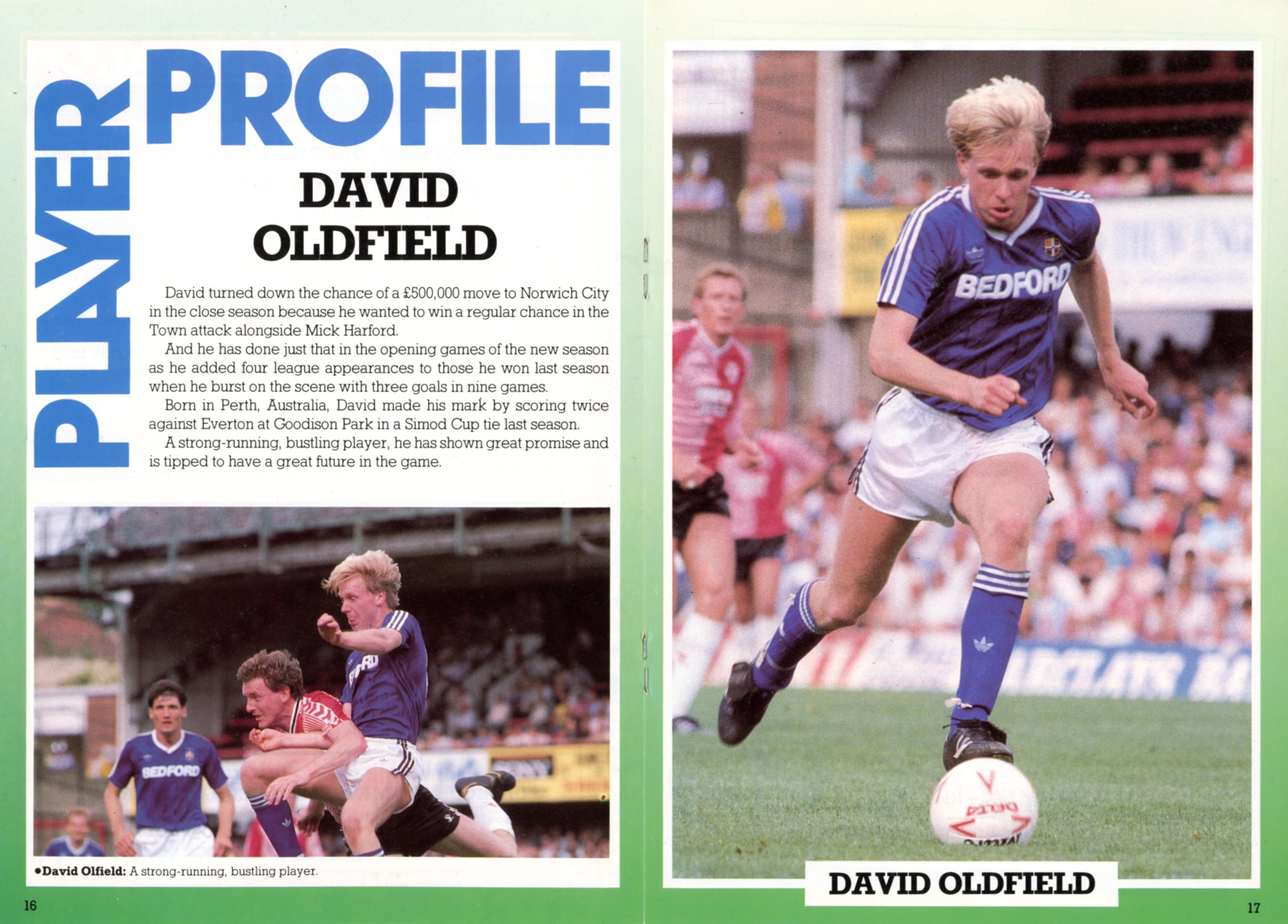 David Oldfield | Hatters Heritage | A History of Luton Town FC