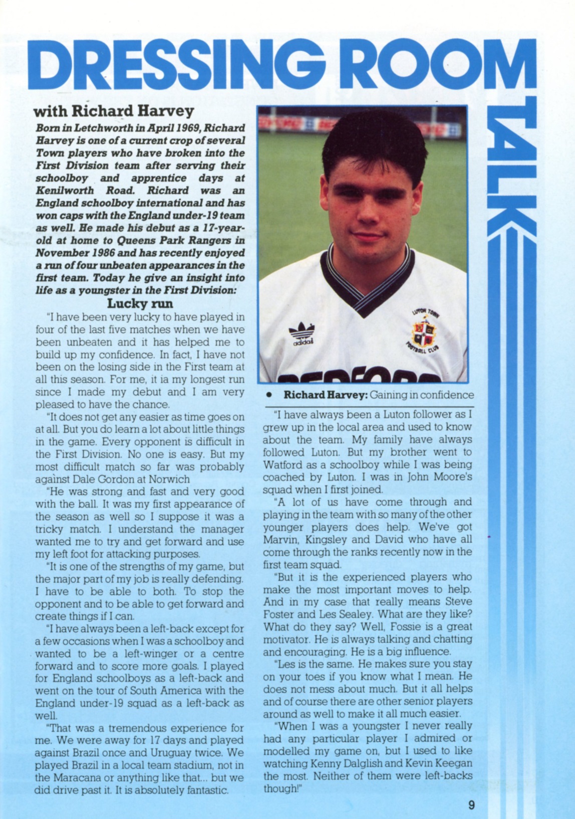Richard Harvey | Hatters Heritage | A History of Luton Town FC