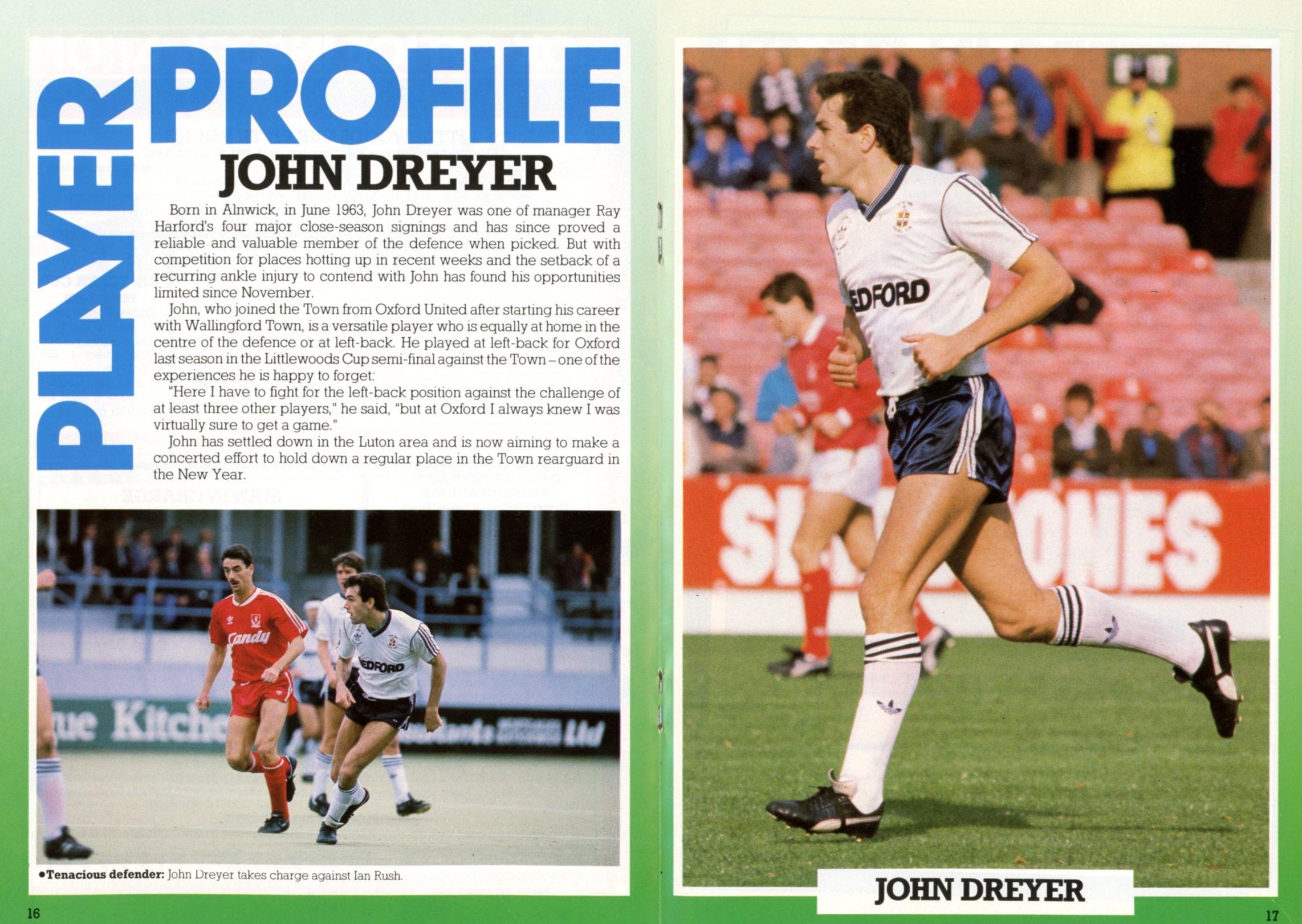 John Dreyer | Hatters Heritage | A History of Luton Town FC