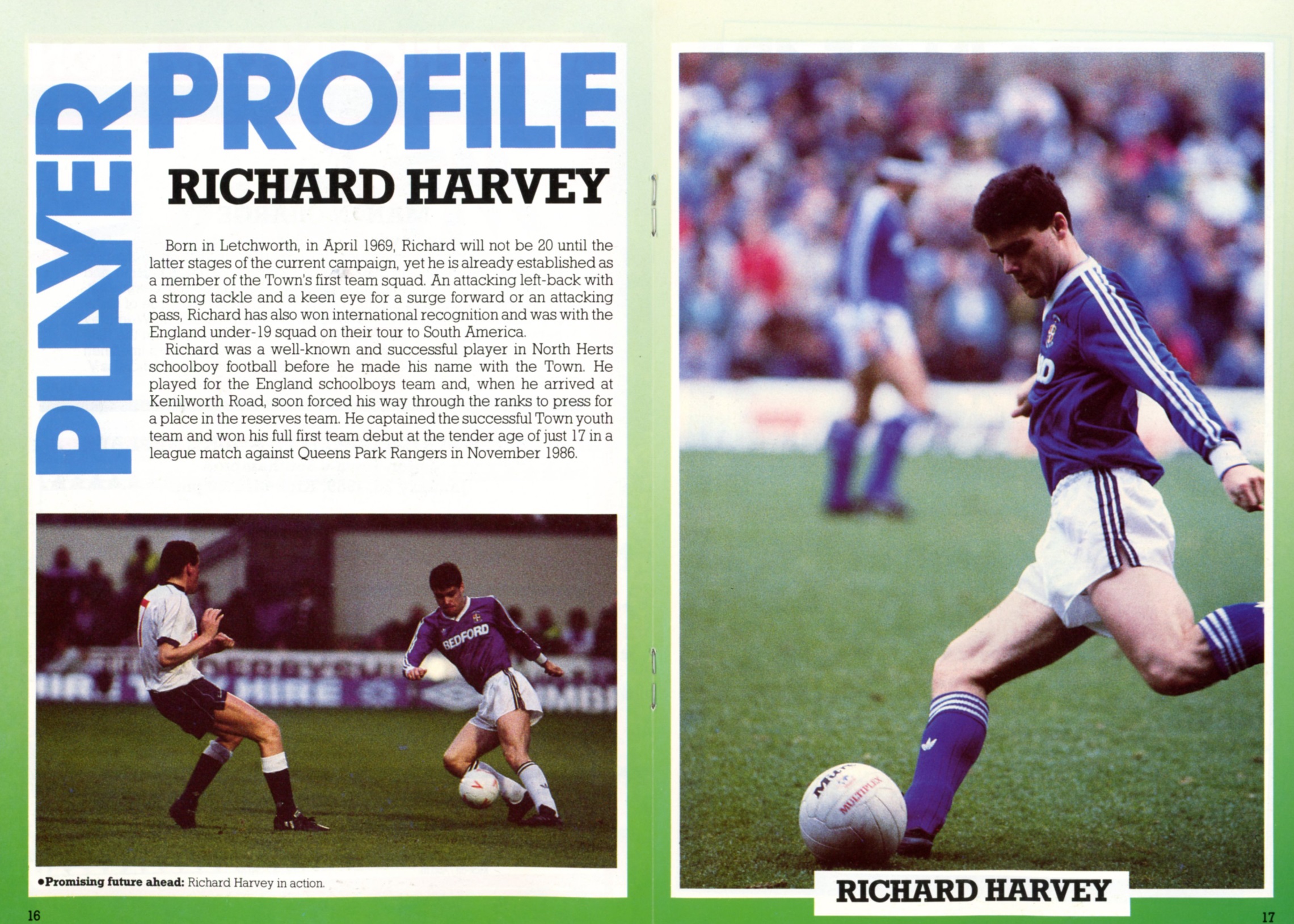 Richard Harvey | Hatters Heritage | A History of Luton Town FC