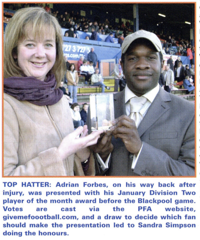 Adrian Forbes | Hatters Heritage | A History of Luton Town FC