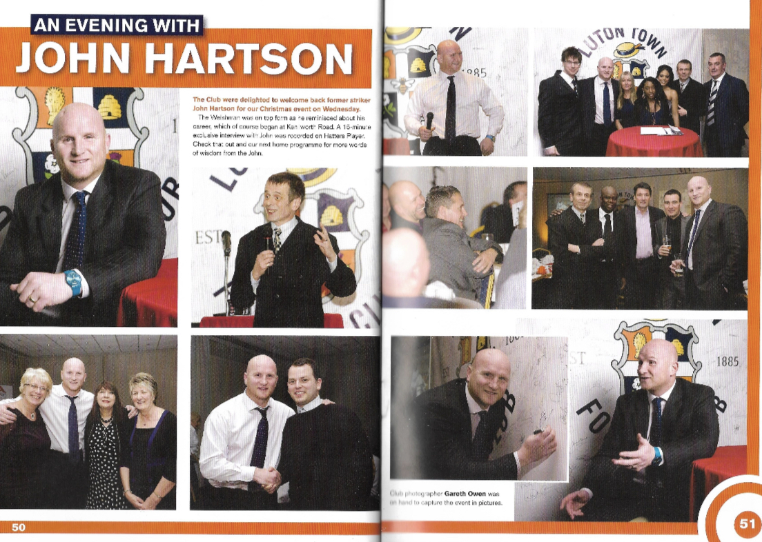 John Hartson | Hatters Heritage | A History of Luton Town FC