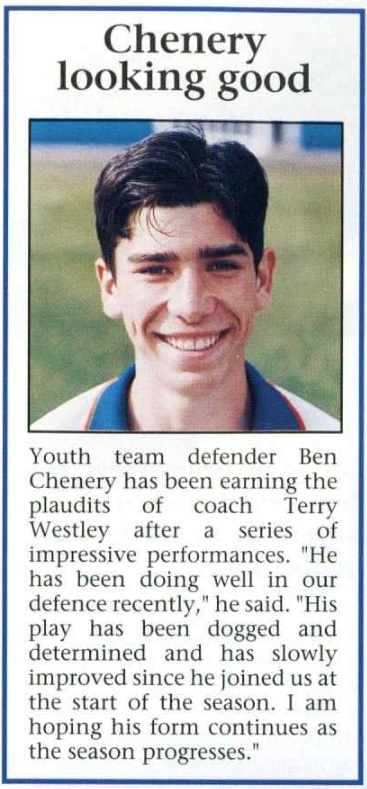 Ben Chenery | Hatters Heritage | A History of Luton Town FC