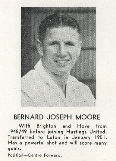 Bernard Moore | Hatters Heritage | A History of Luton Town FC