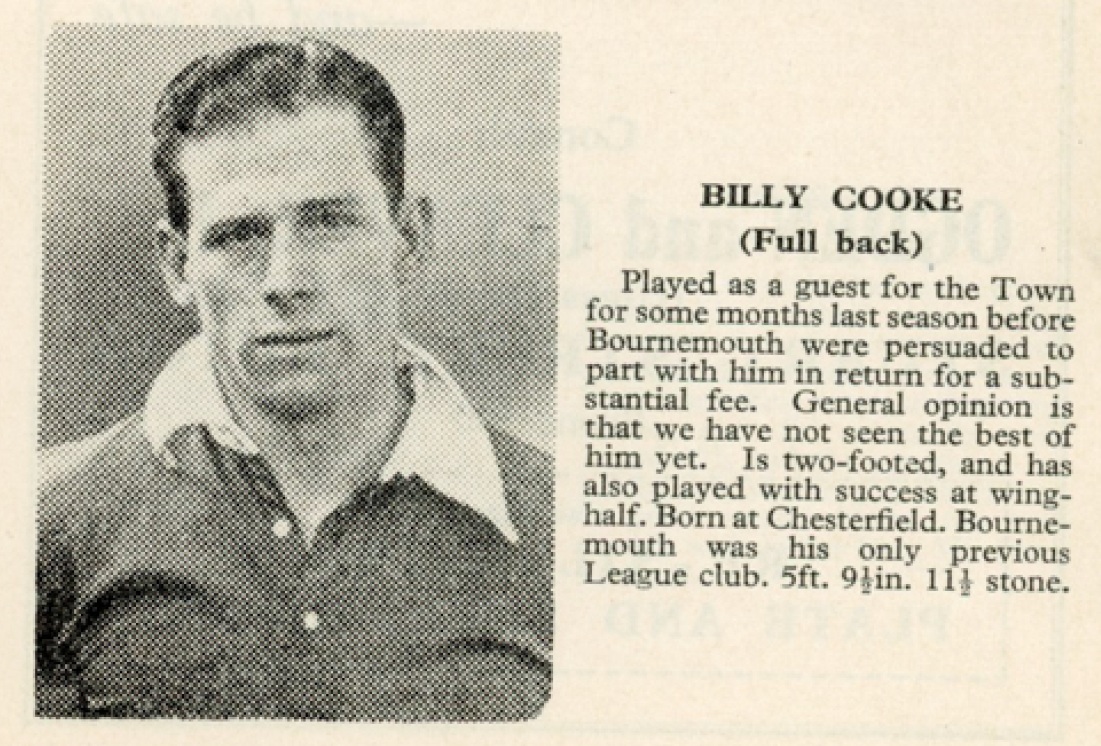 Billy Cooke | Hatters Heritage | A History of Luton Town FC