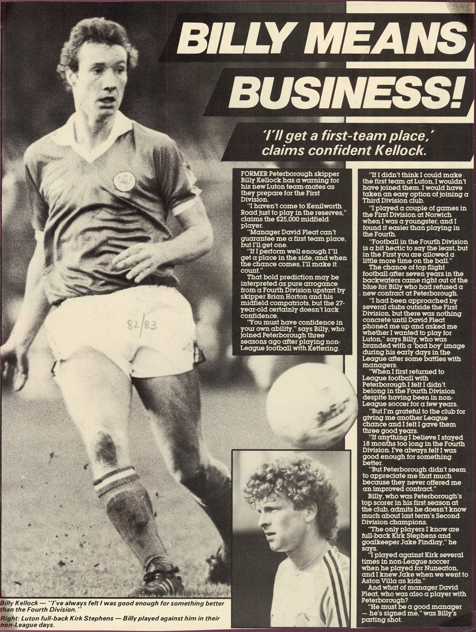 Billy Kellock | Hatters Heritage | A History of Luton Town FC