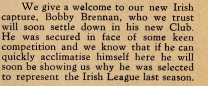 Bobby Brennan | Hatters Heritage | A History of Luton Town FC