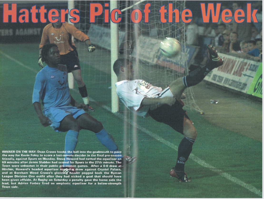 Dean Crowe | Hatters Heritage | A History of Luton Town FC