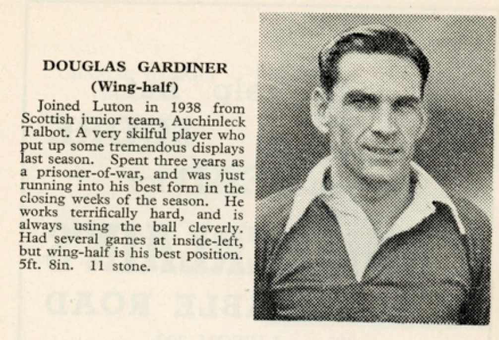 Doug Gardiner | Hatters Heritage | A History of Luton Town FC
