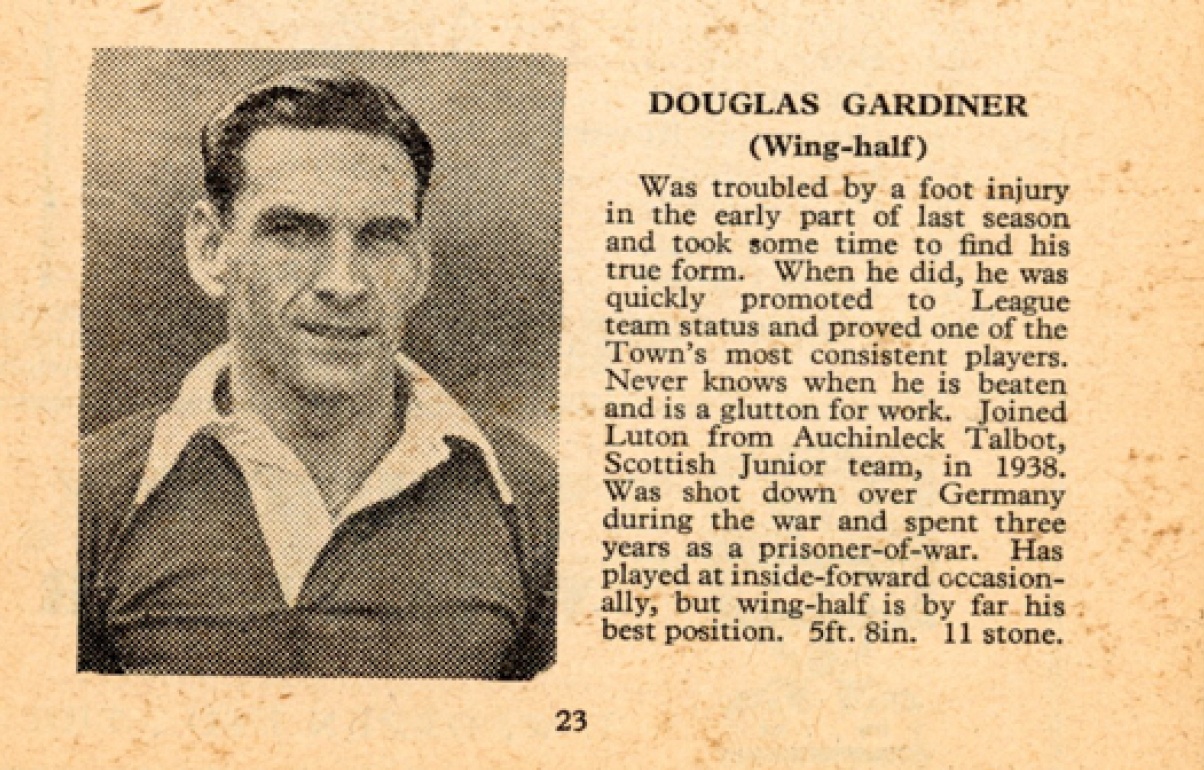 Doug Gardiner | Hatters Heritage | A History of Luton Town FC