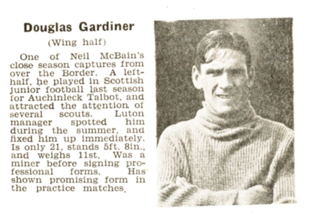 Doug Gardiner | Hatters Heritage | A History of Luton Town FC