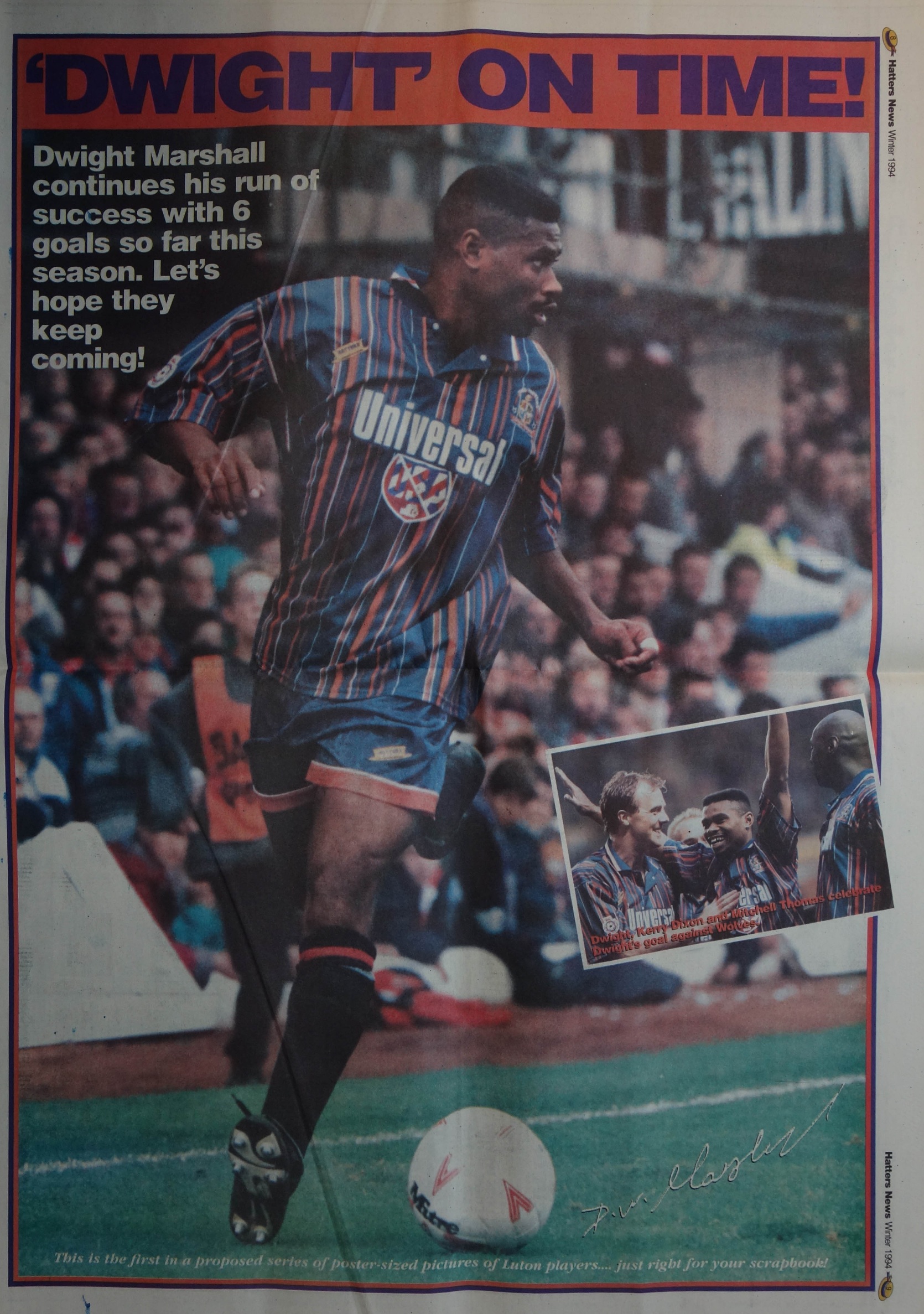 Dwight Marshall | Hatters Heritage | A History of Luton Town FC