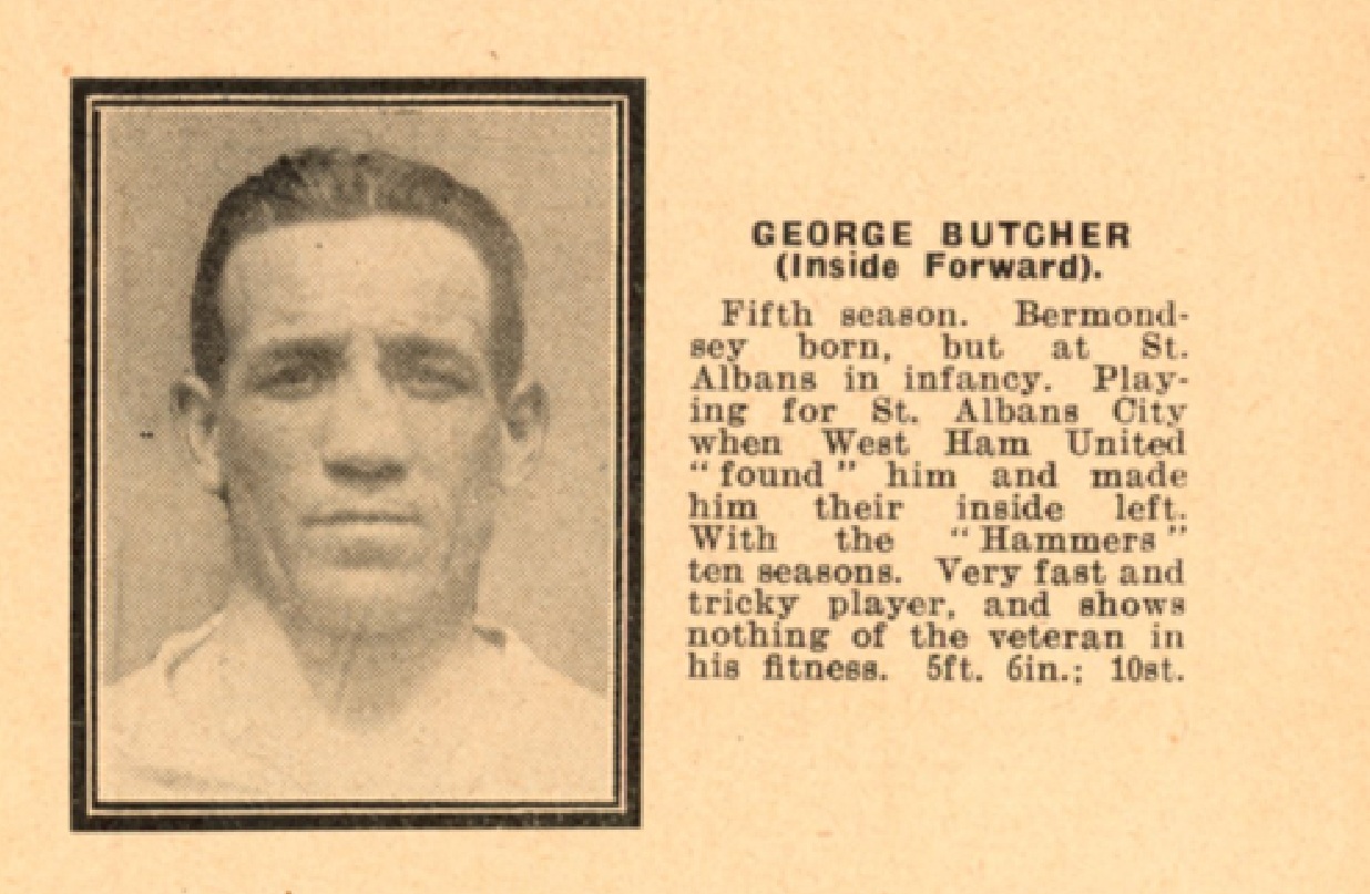 George Butcher | Hatters Heritage | A History of Luton Town FC