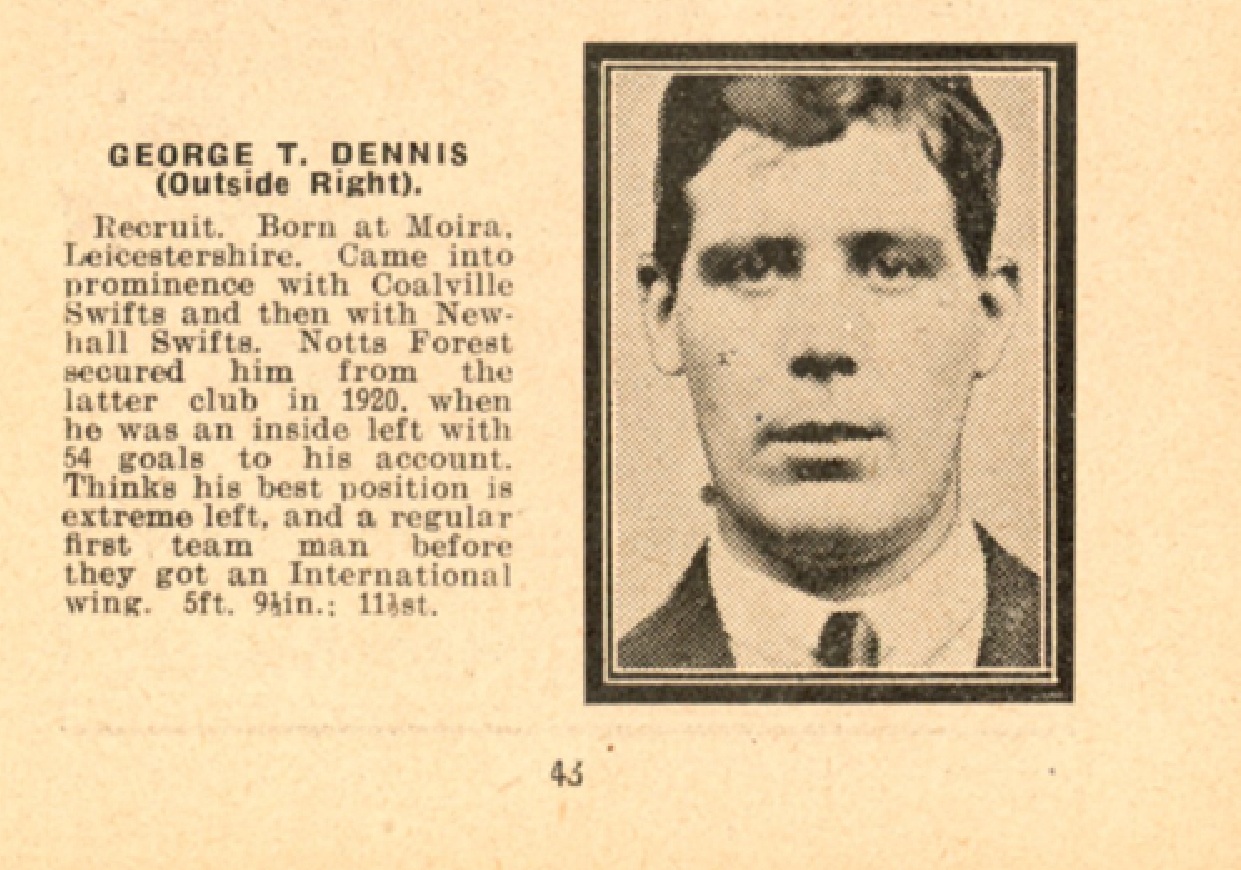 George Dennis | Hatters Heritage | A History of Luton Town FC