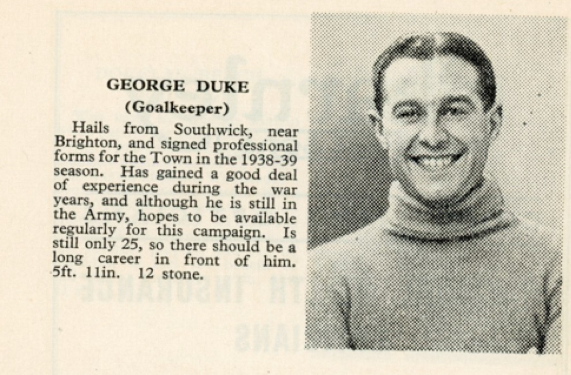 George Duke | Hatters Heritage | A History of Luton Town FC