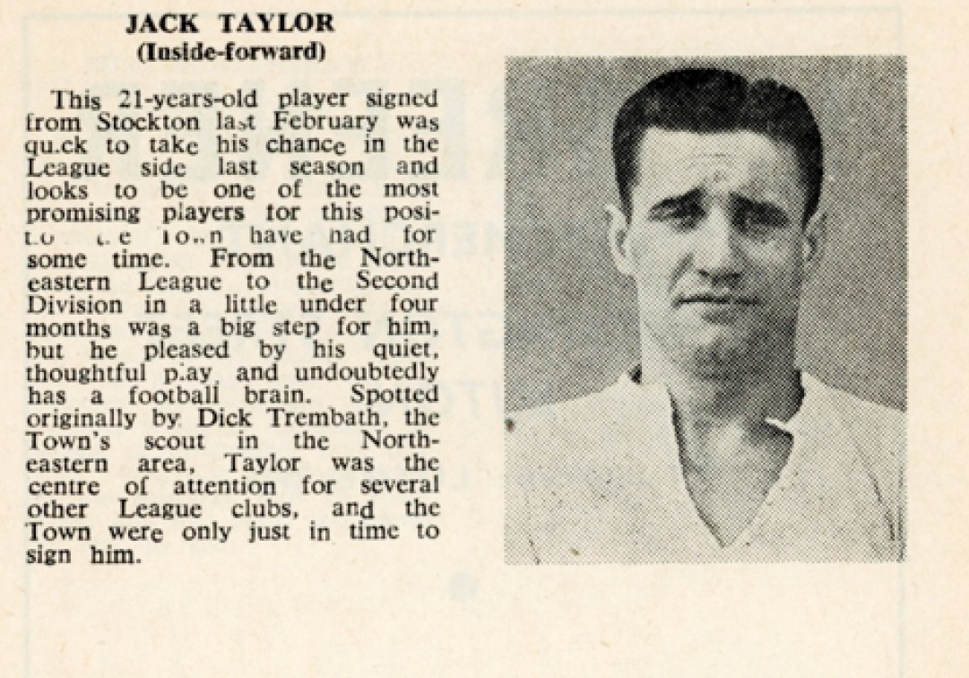Jack Taylor | Hatters Heritage | A History of Luton Town FC
