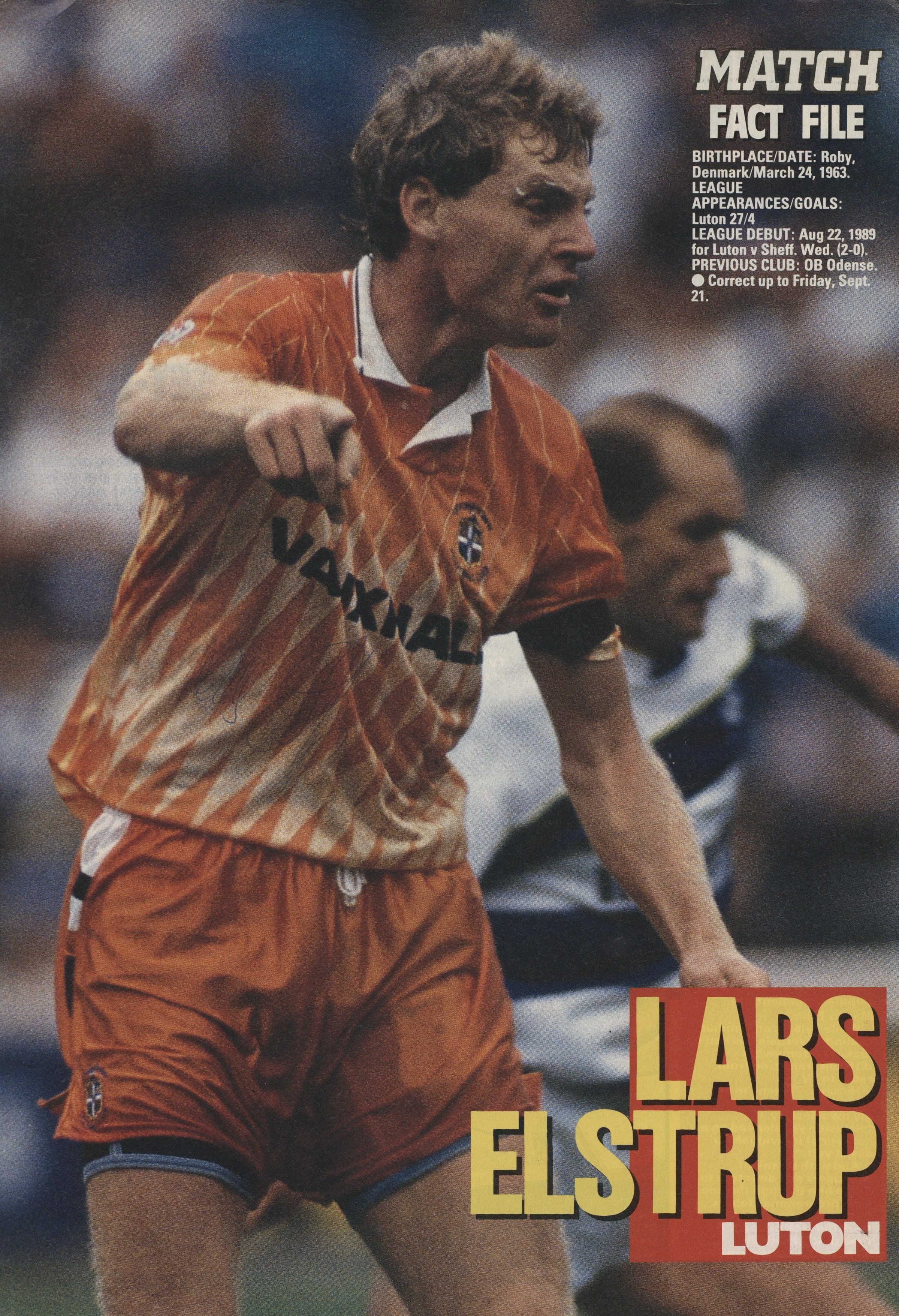 Lars Elstrup | Hatters Heritage | A History of Luton Town FC