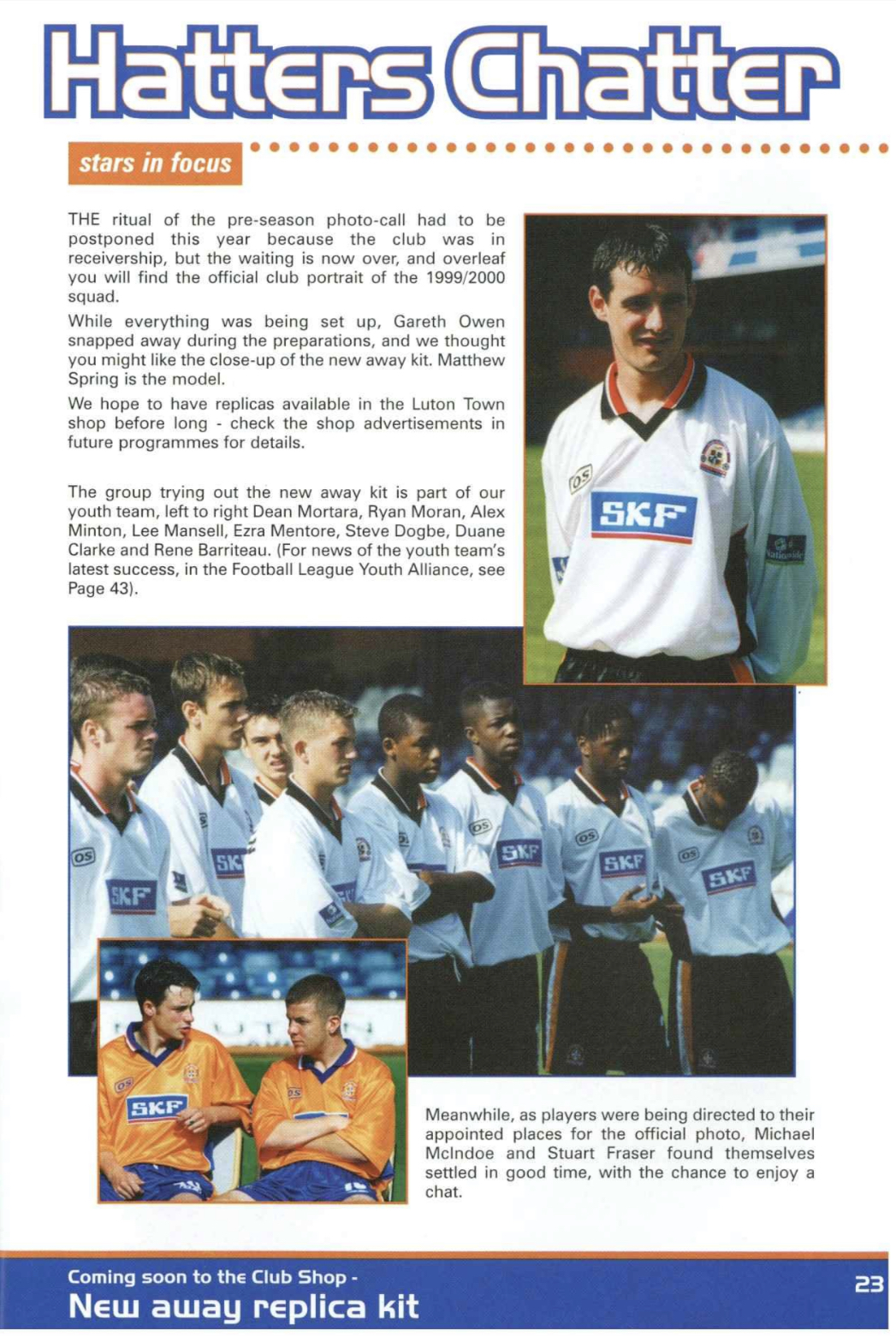 Stuart Fraser | Hatters Heritage | A History of Luton Town FC