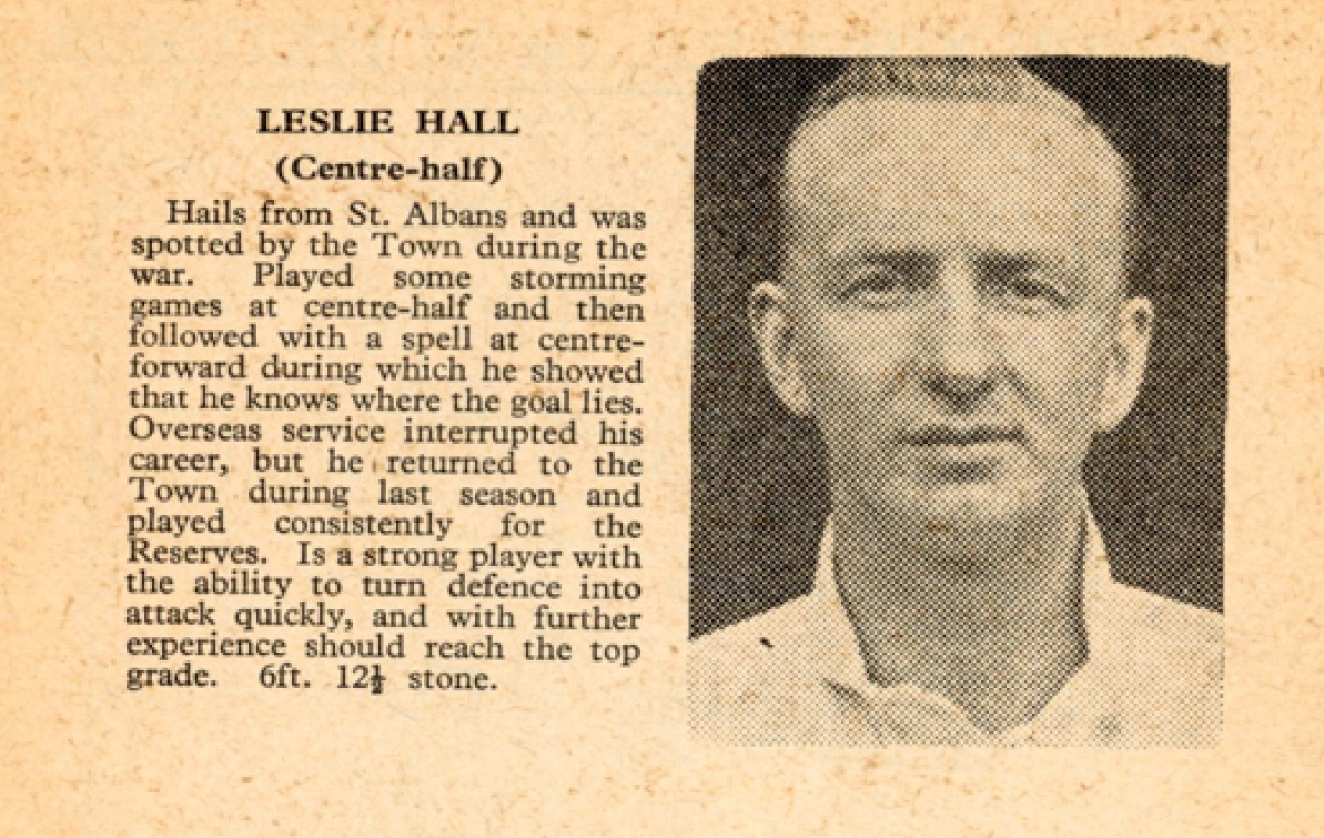 Les Hall | Hatters Heritage | A History of Luton Town FC