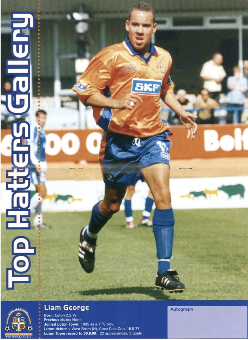 Liam George | Hatters Heritage | A History of Luton Town FC