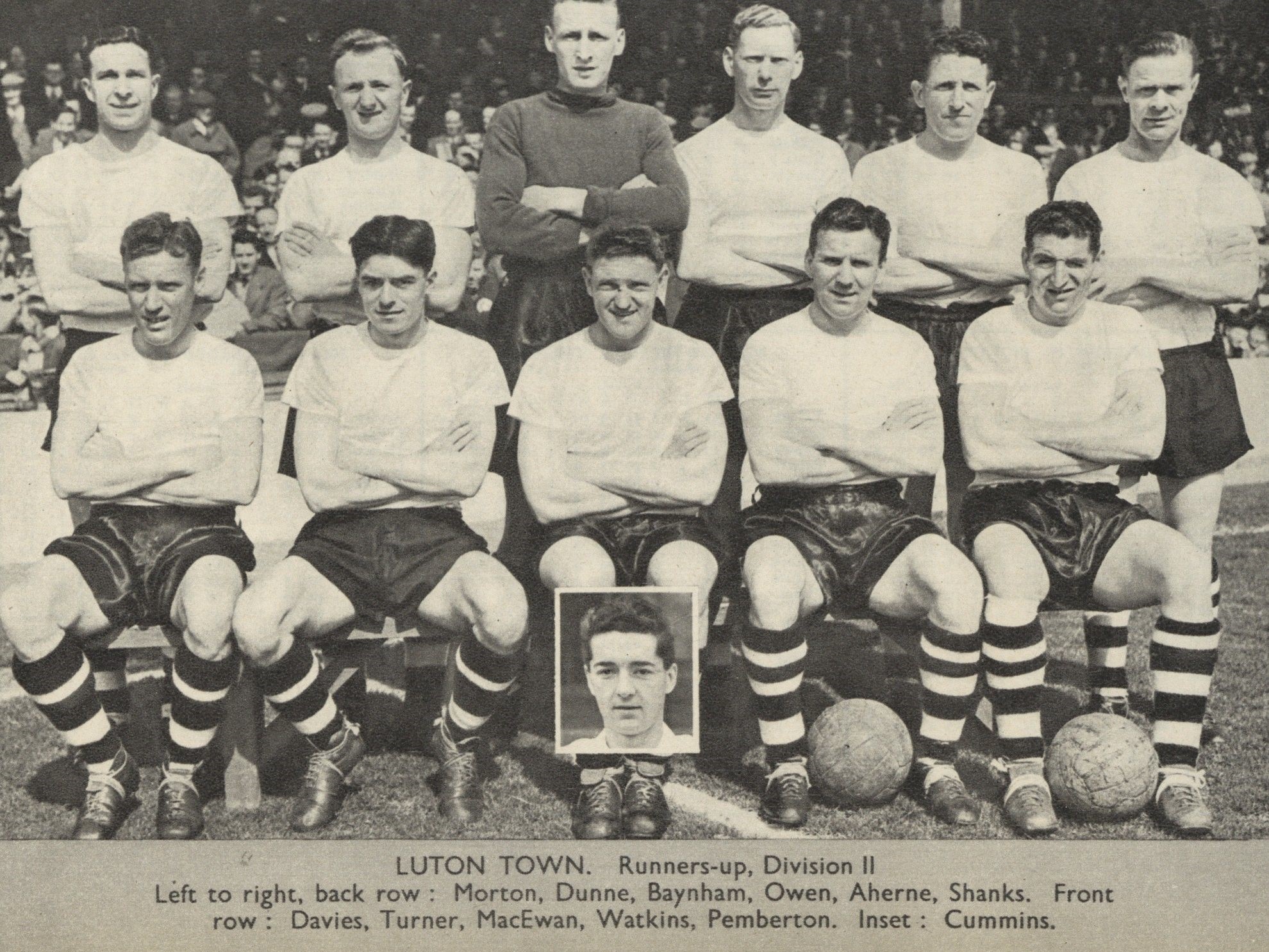 Luton Town Team Photo 1954-55 4 | Hatters Heritage | A History of Luton ...