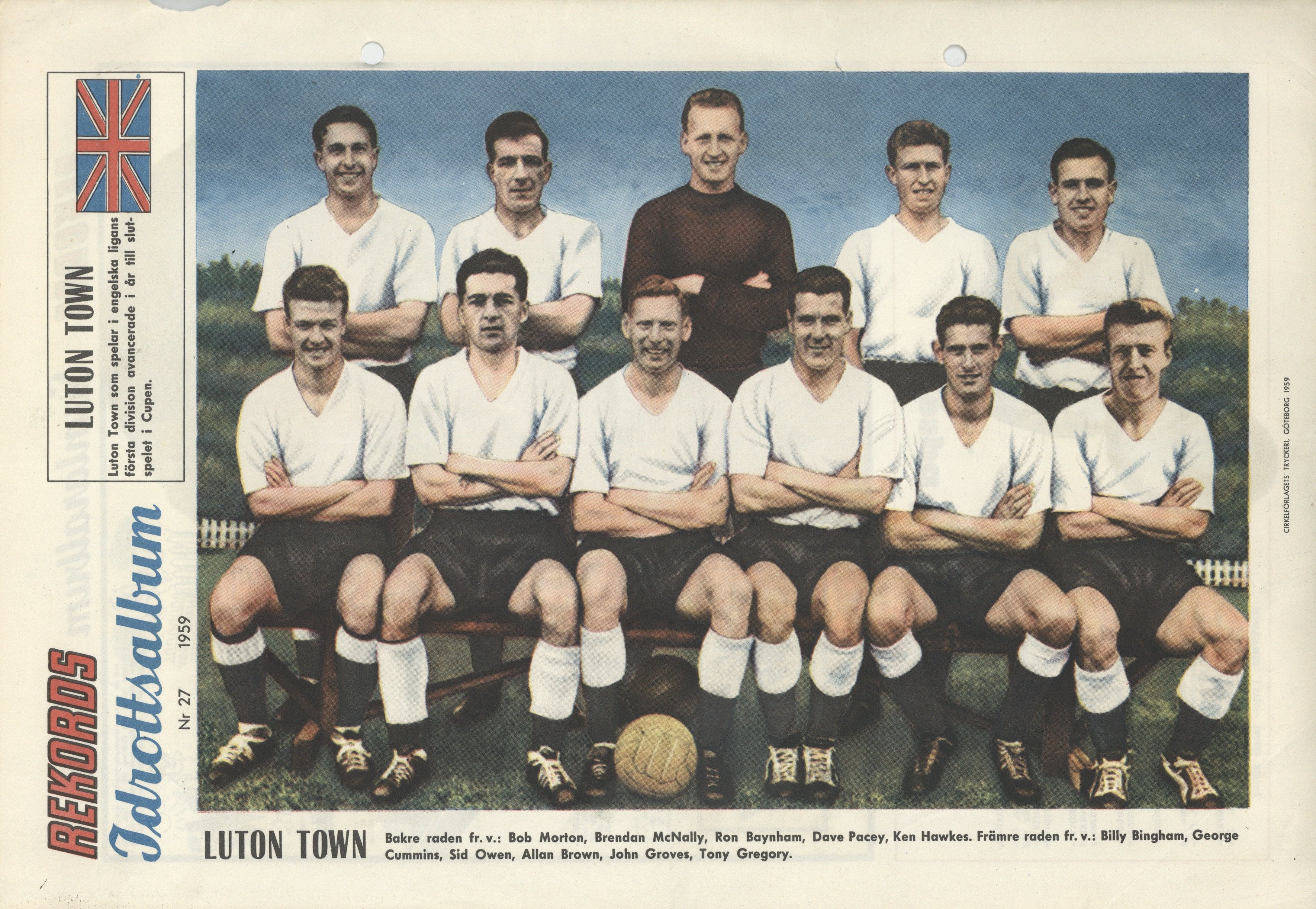 Luton Town Team Photo 1958-59 12 | Hatters Heritage | A History of ...